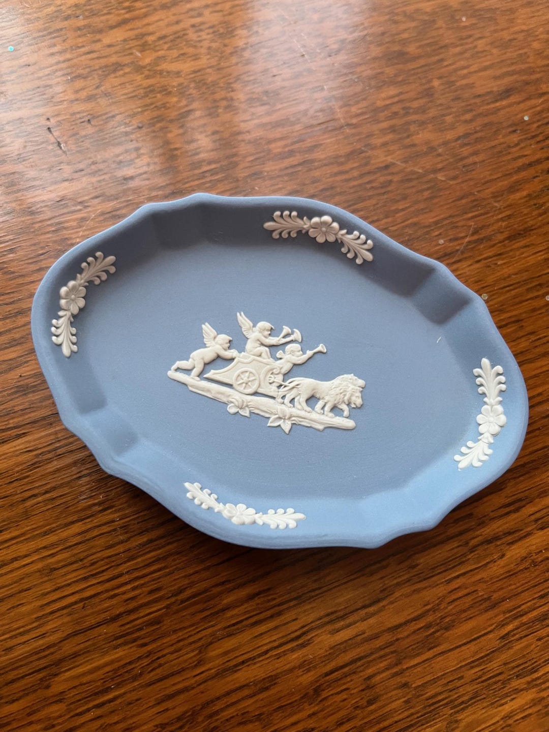 Vintage Light Blue Jasperware WEDGEWOOD Made in England~ Small Heart ...