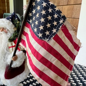 Patriotic Americana SANTA Father Christmas Santa Claus Collectible ...