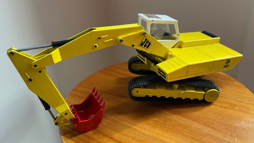 JCB 807 Crawler Excavador Die Cast Metal Model Rare Vintage - Etsy