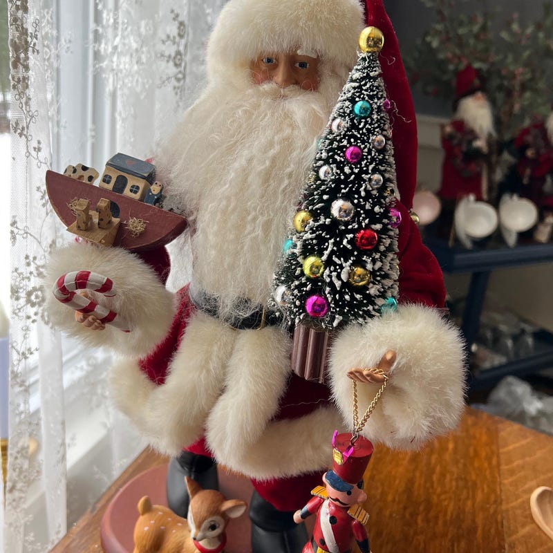 Handmade Santas - Etsy