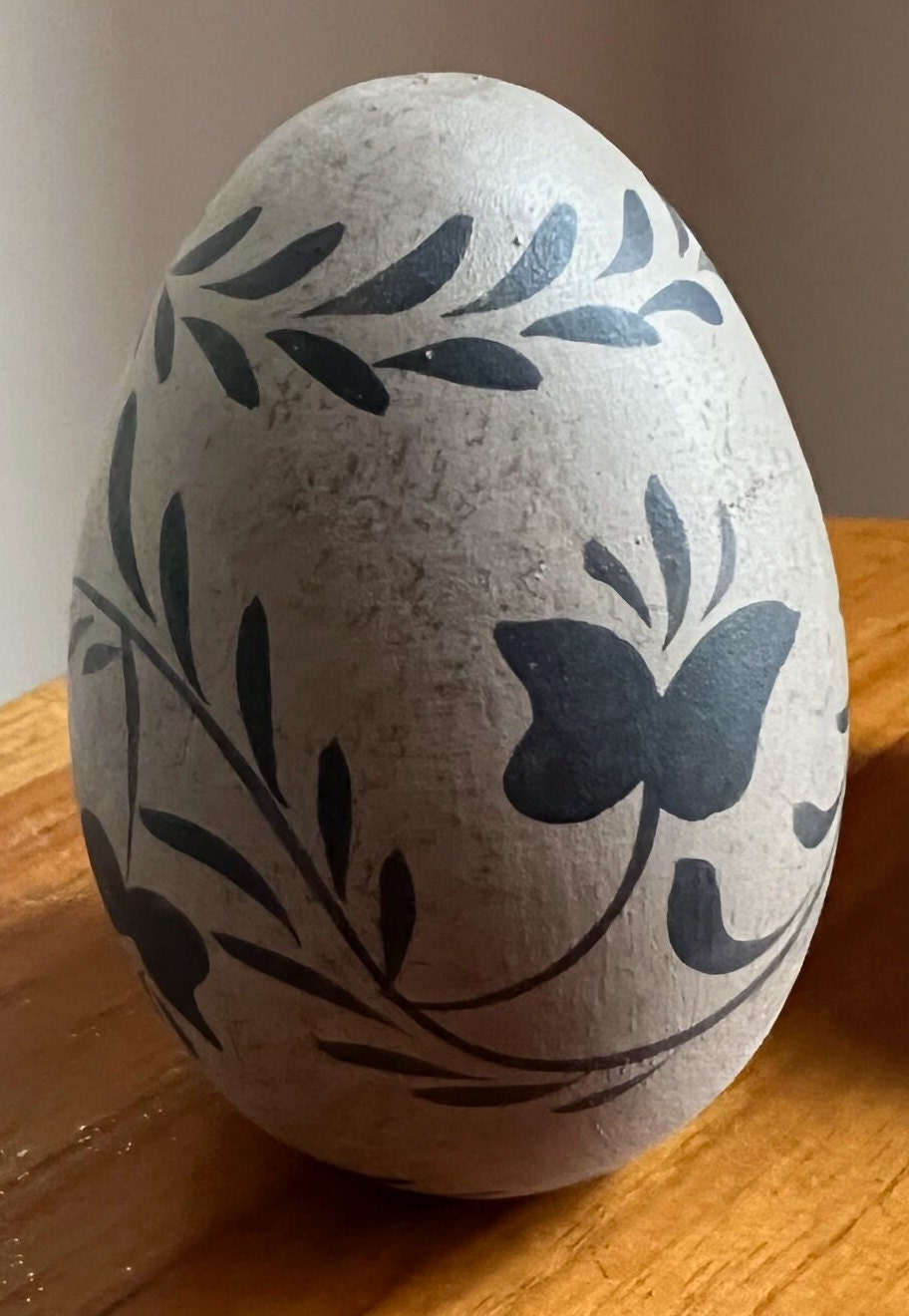 Farmhouse Style Hand Painted Wooden Eggs Large and Small Vintage Wooden Eggs Perfect Decor for ...