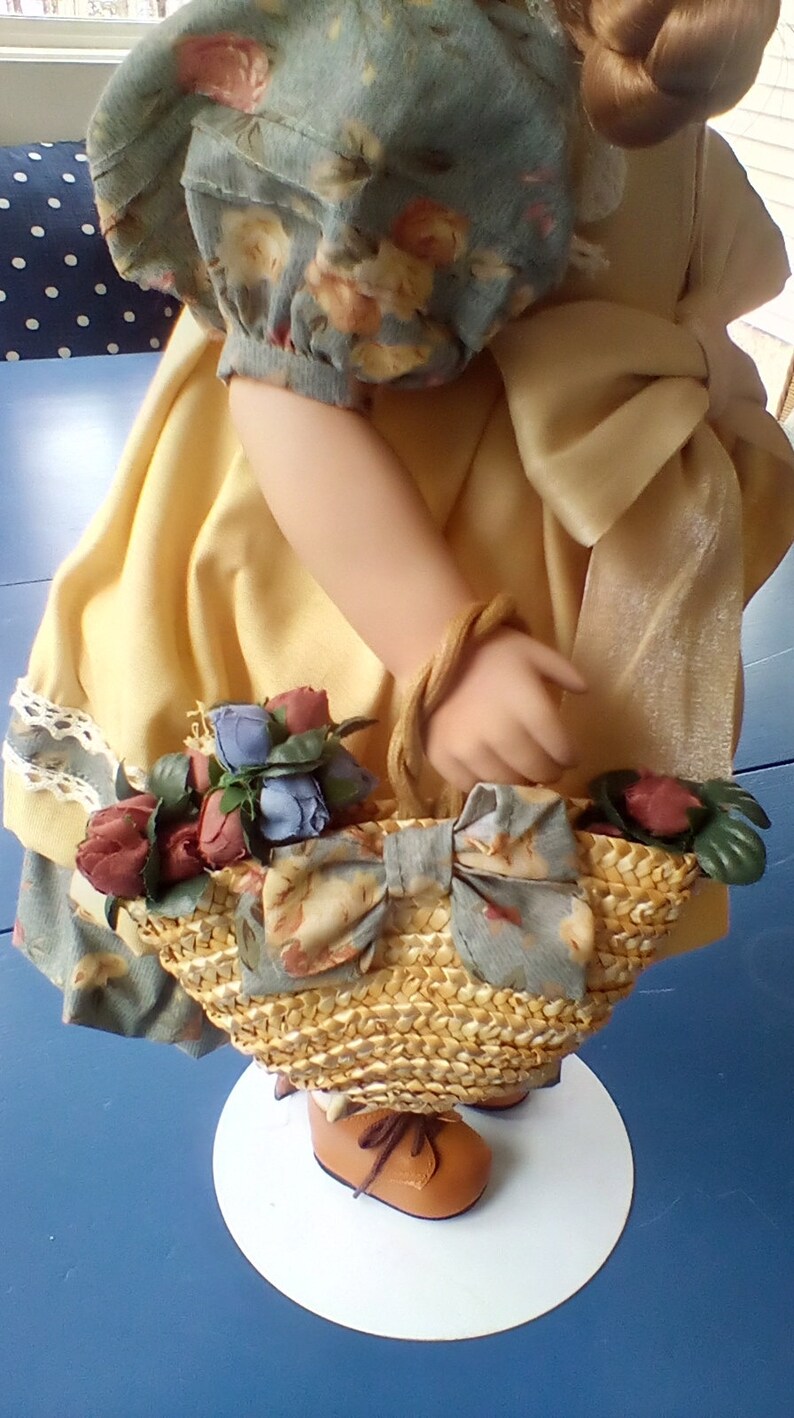 CAROLINE 20-inch Porcelain Doll Made in England Christmas - Etsy