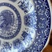 Rare Vintage SPODE Festival Blue With White Edge 10.25 Inch Dinner ...