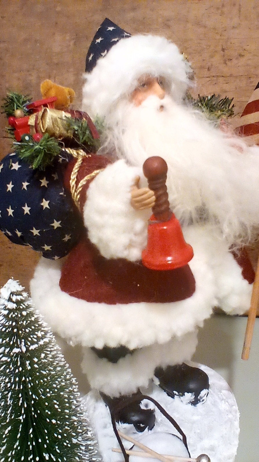 Patriotic Americana SANTA Father Christmas Santa Claus - Etsy