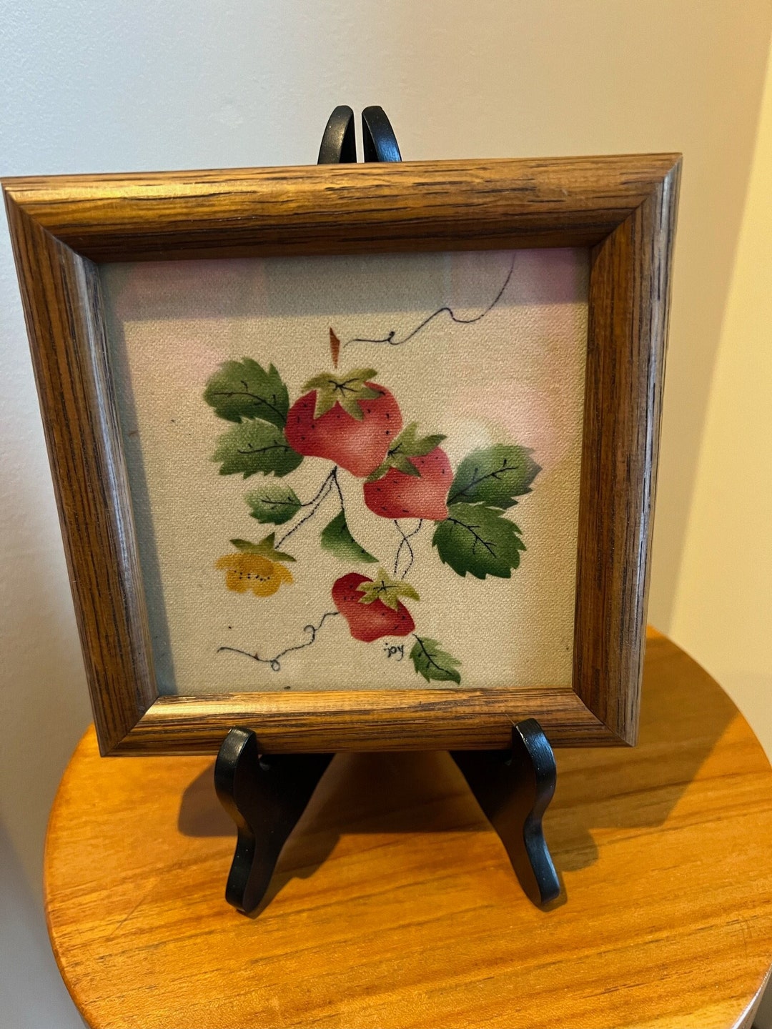 Theorem Painting Strawberries vintage Still Lifestencil Artprimitive ...