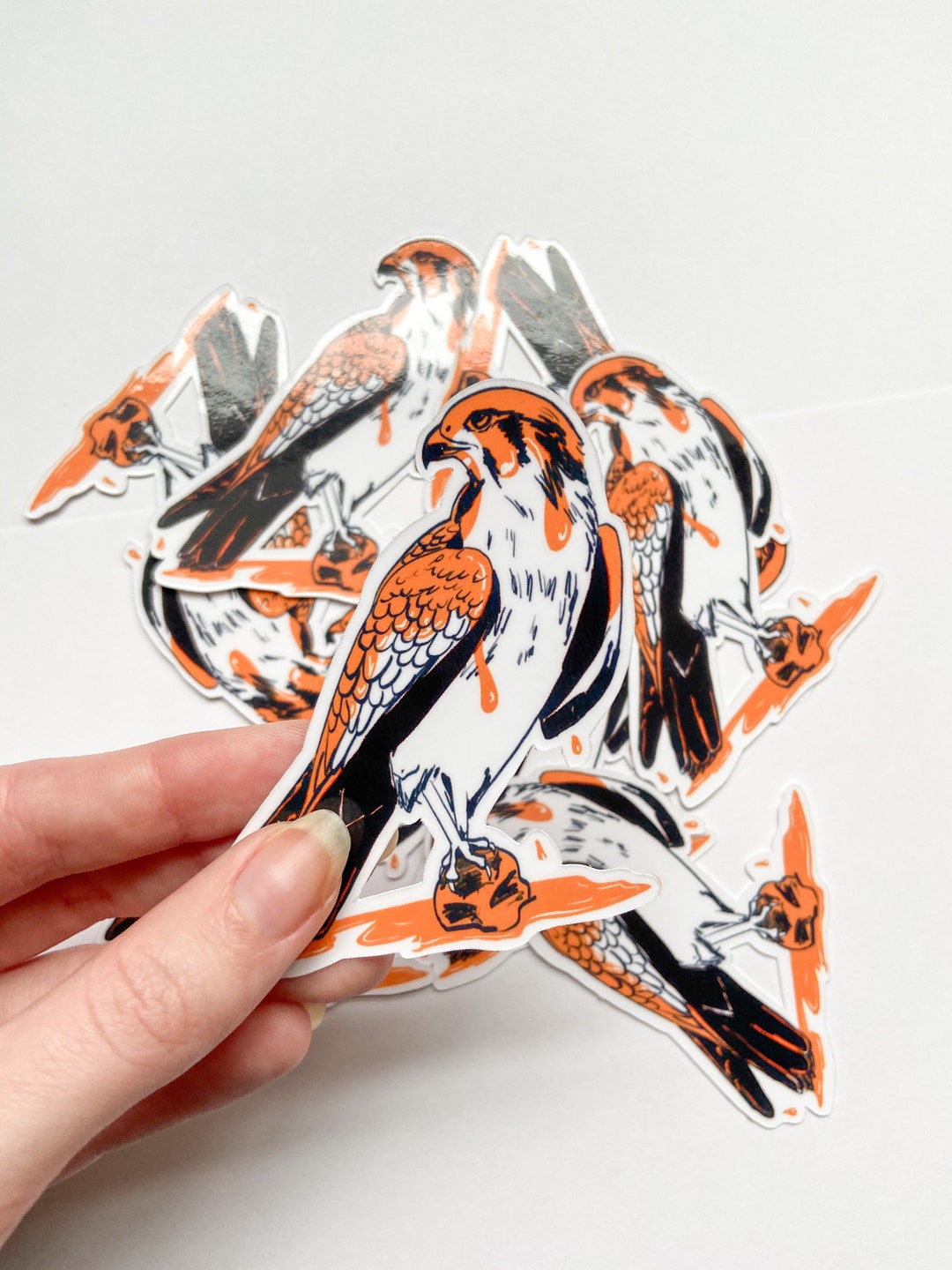 Falcon Vinyl Sticker - Etsy