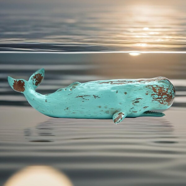 Resin Whale Sculpture - Etsy