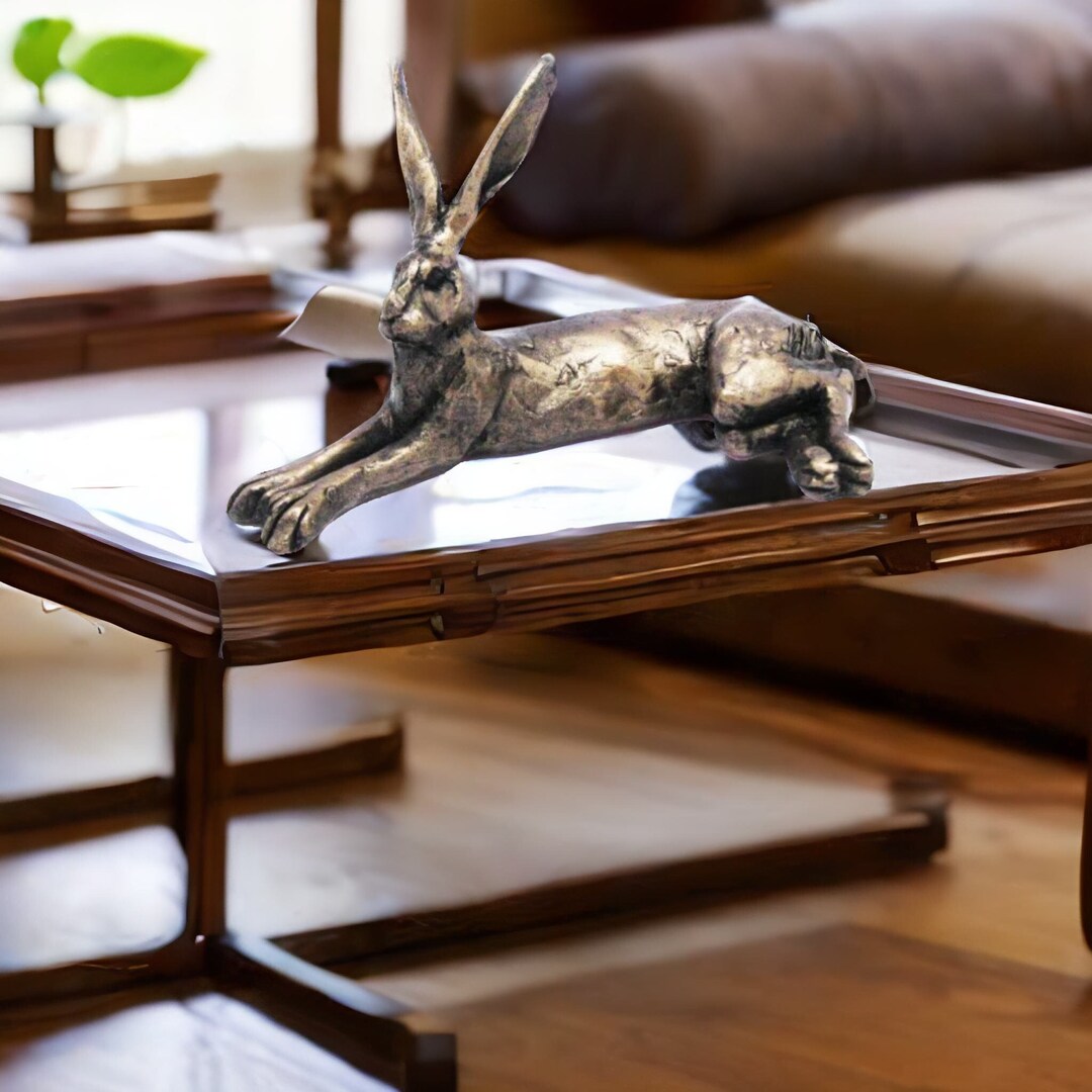 Harvey the Hare Bronze Sculpture: an Enchanting Animal - Etsy