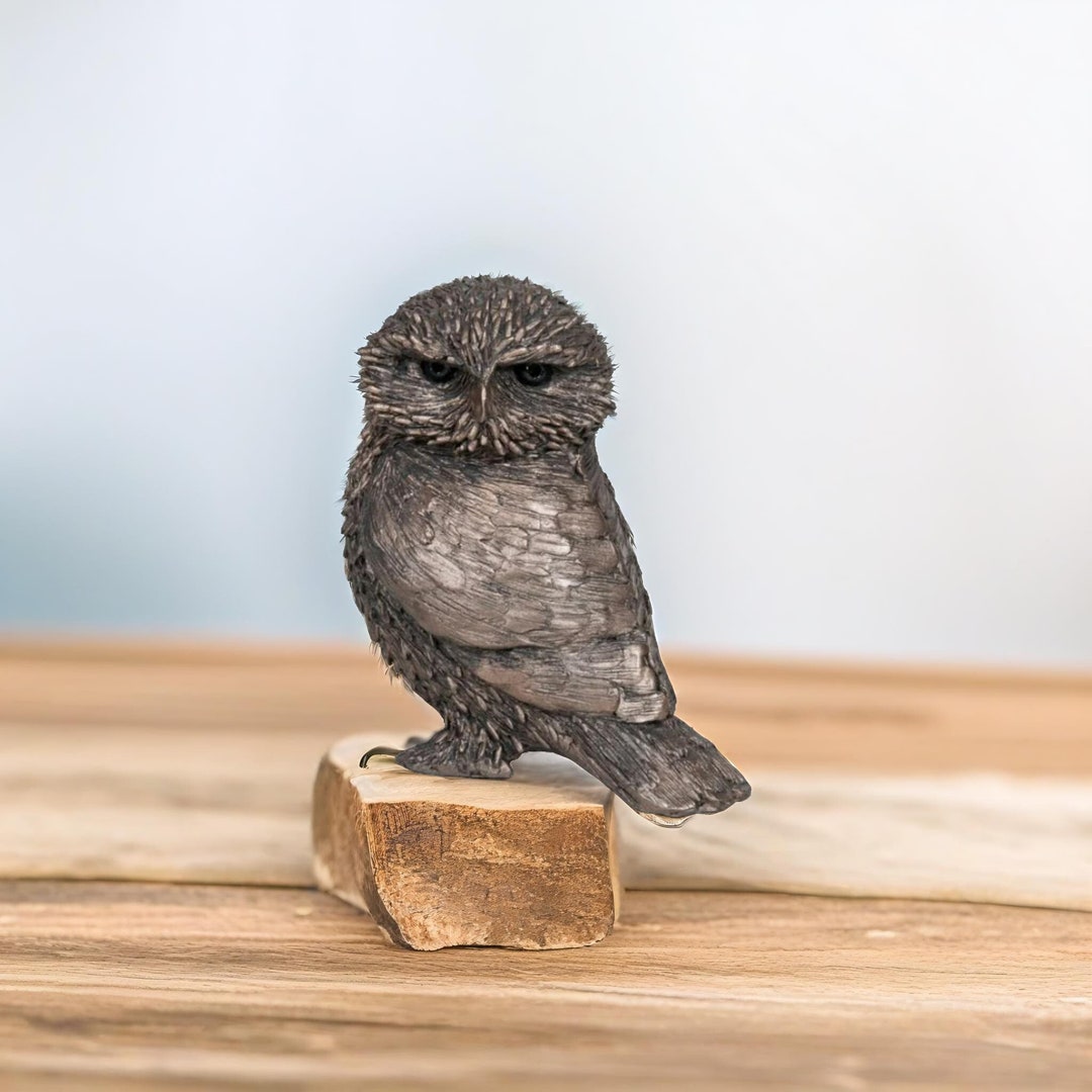 Olly Little Owl Bronze Figurine thomas Meadows 12cm Bird - Etsy UK