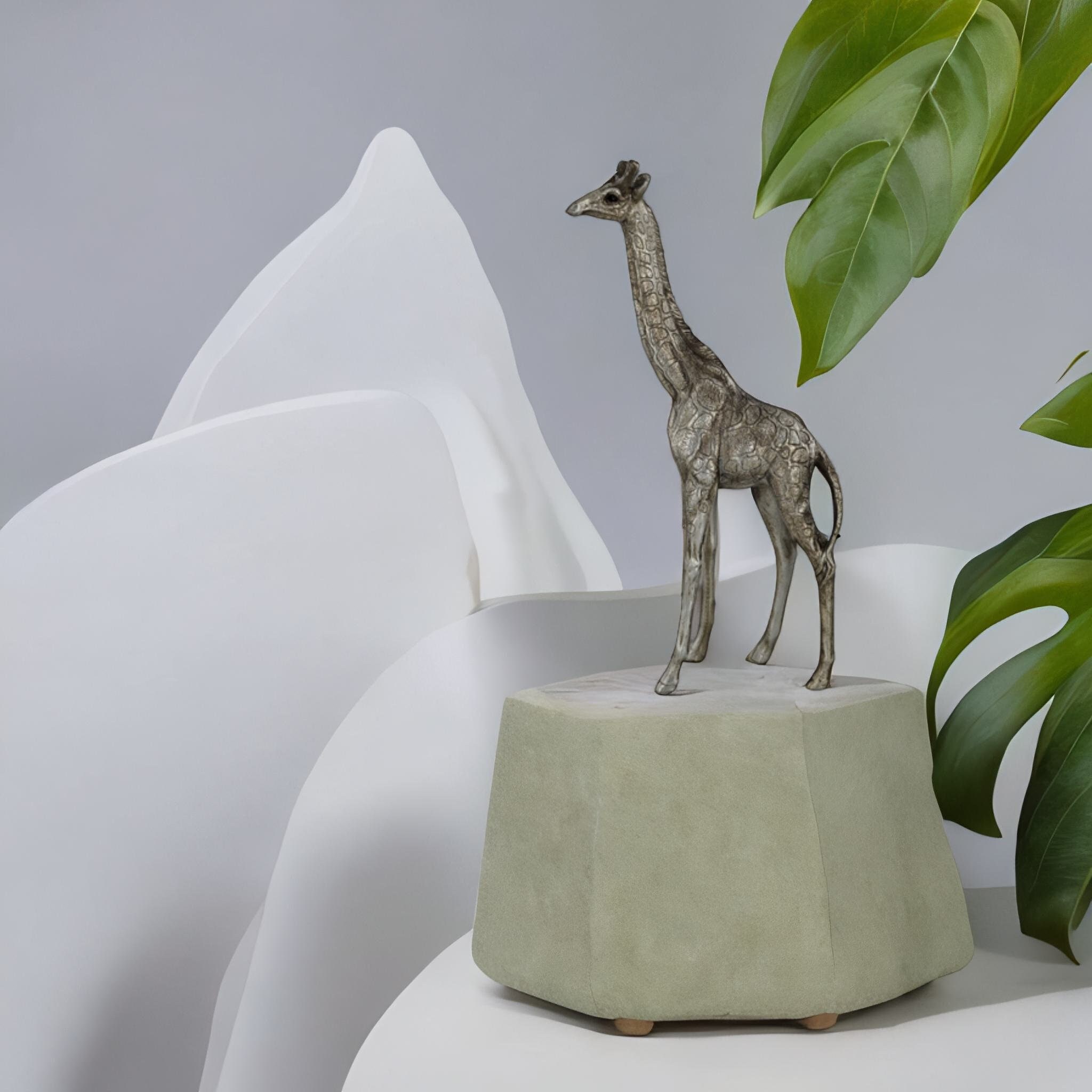 White Giraffe Statue