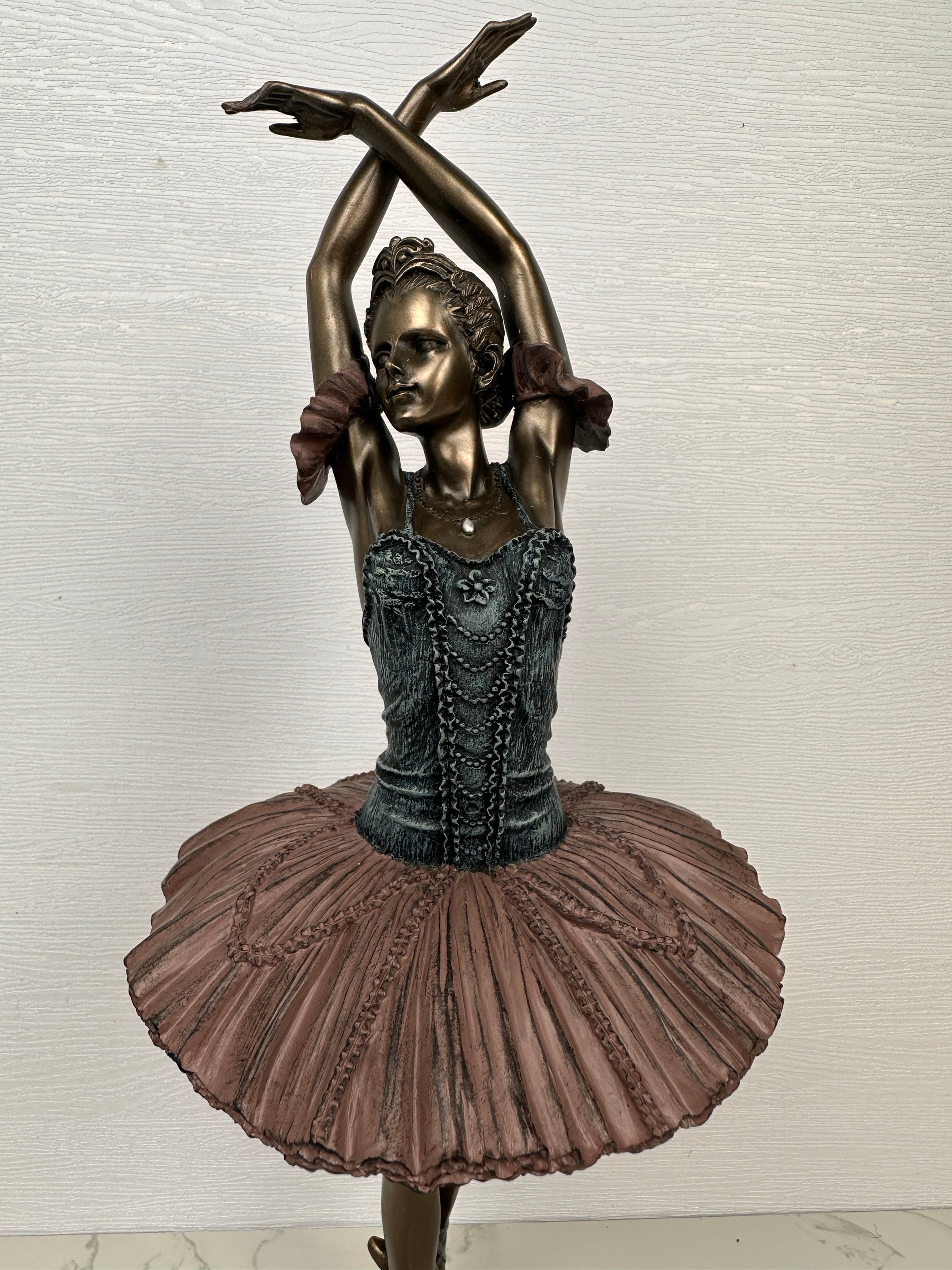 Ballerina Bronze Figurine 30 Cm Sculpture Design Home - Etsy
