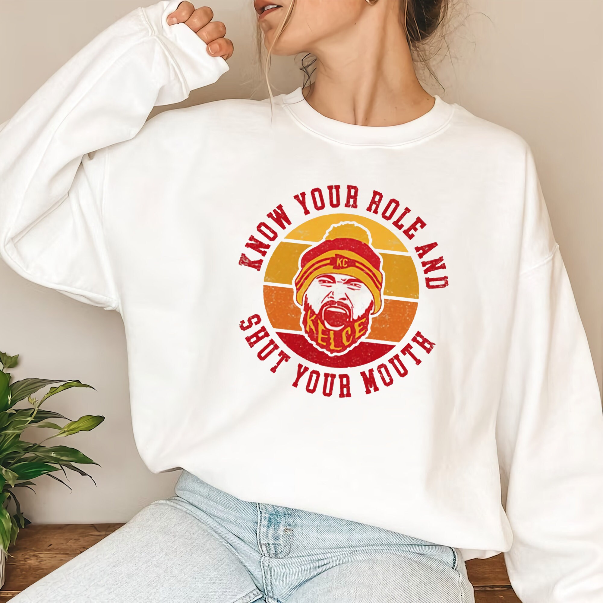 Know Your Role and Shut Your Mouth Sweatshirt, You Jabroni Sweatshirt ...
