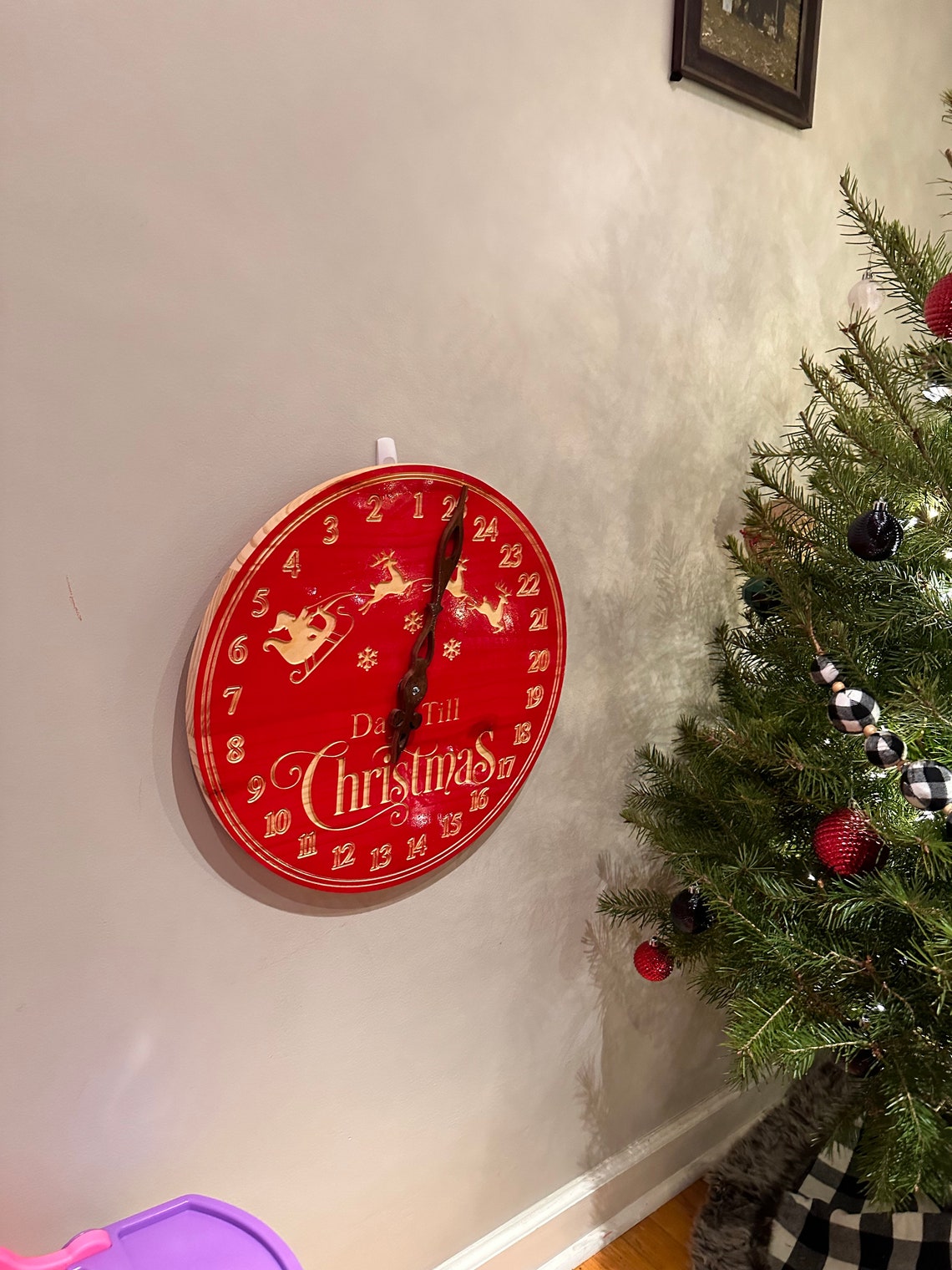 25 Day (manual) Count Down Clock - Etsy