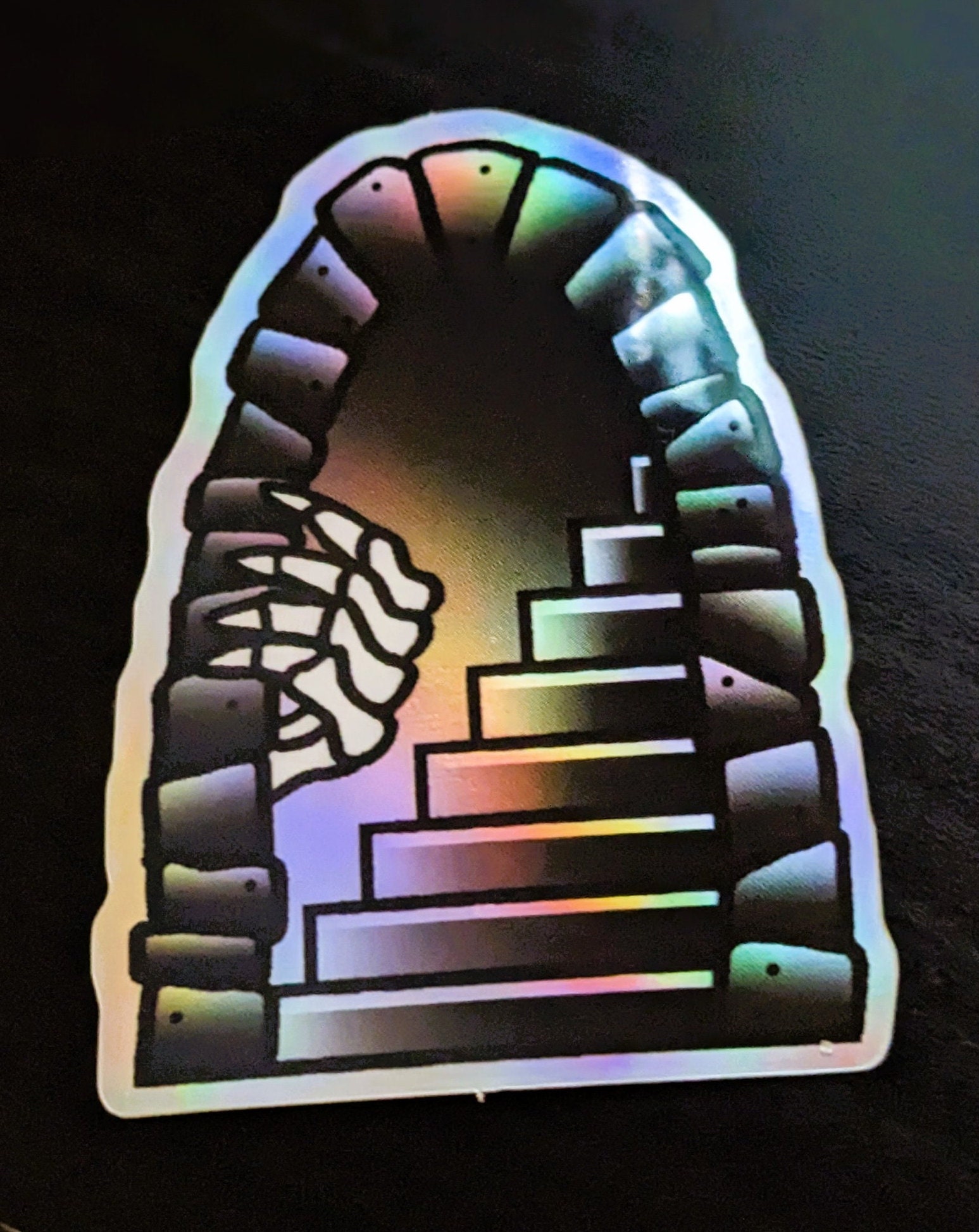 Stairway Portal Stickers Holographic Stickers Premium Vinyl Decal ...