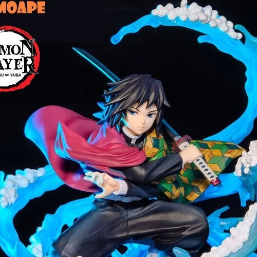 Demon Slayer Kamado Tanjiro Water Dragon Effect Action Figure - Etsy