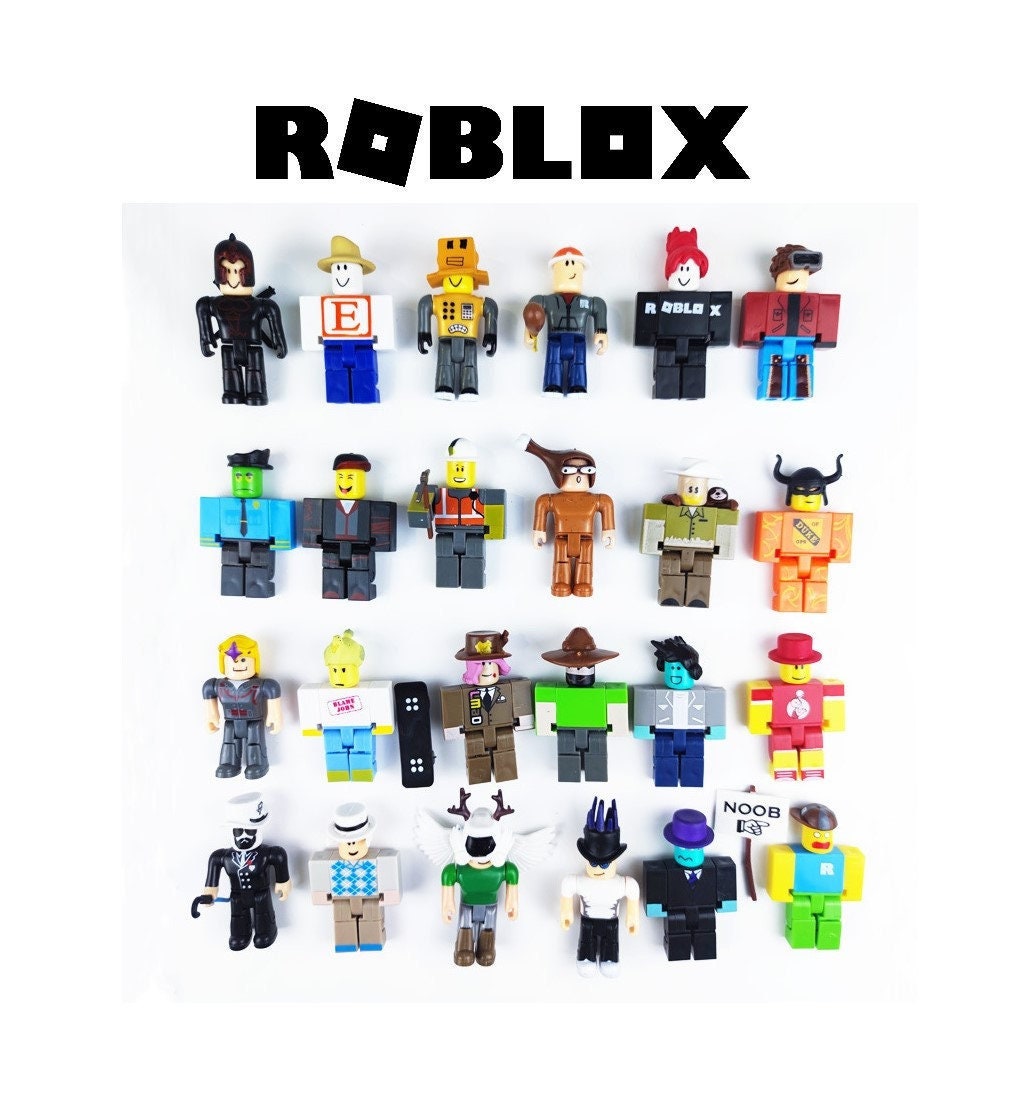 Roblox Toy Figures 24x Pieces Kids Building Blocks Doll Anime - Etsy UK