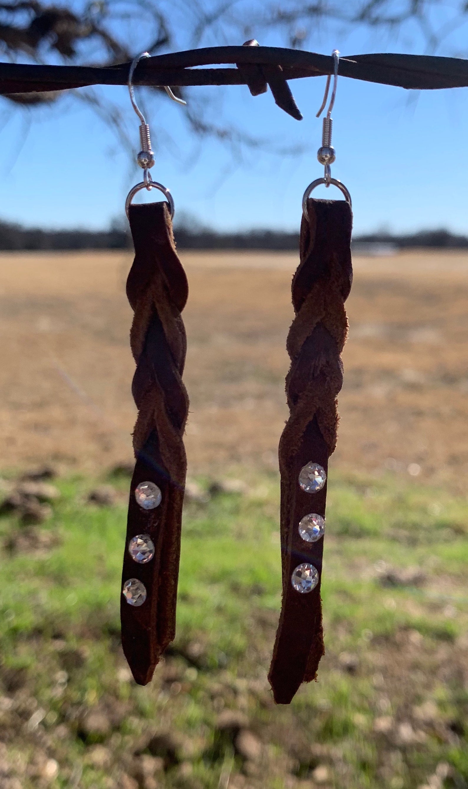 Latigo Saddle Tye With Bling - Etsy