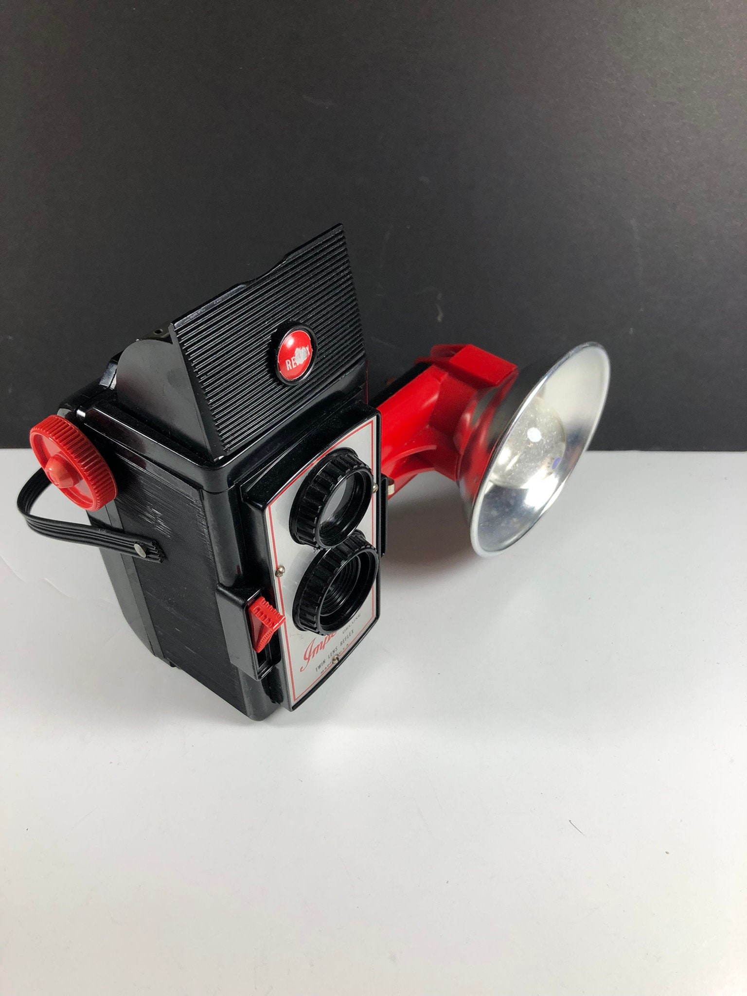 Camera, Imperial Reflex 620 Duo Lens Black With Red Flash and Bulb - Etsy