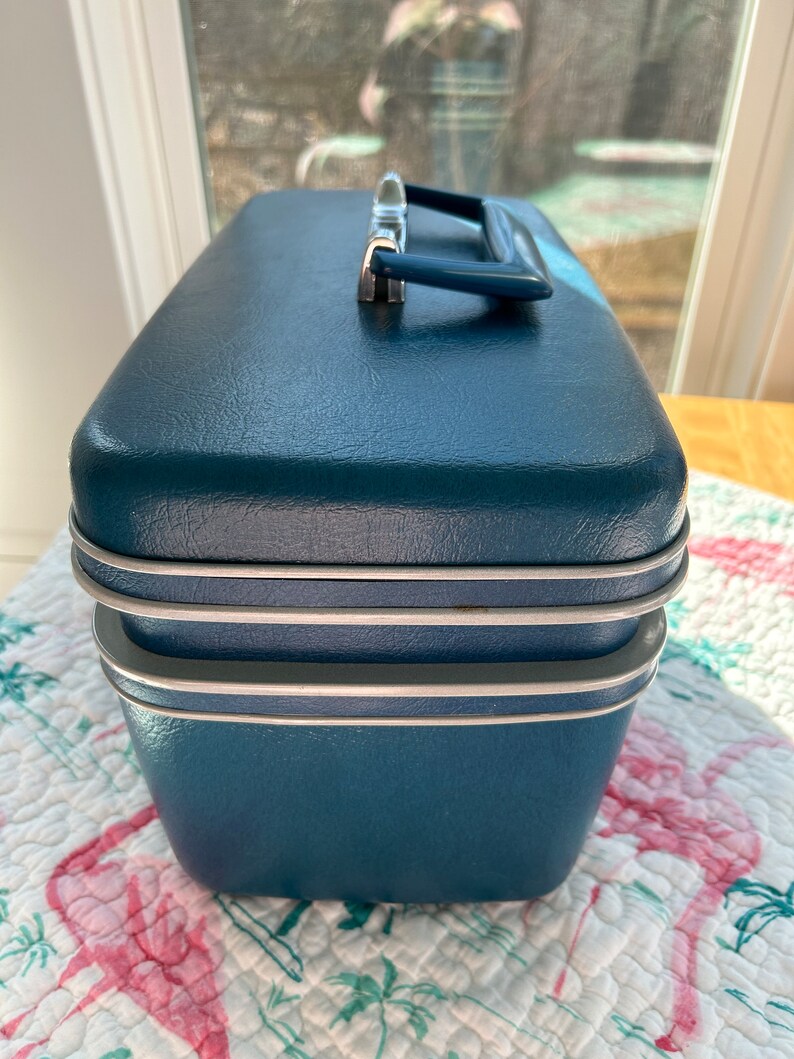 Blue Samsonite Train Case - Etsy