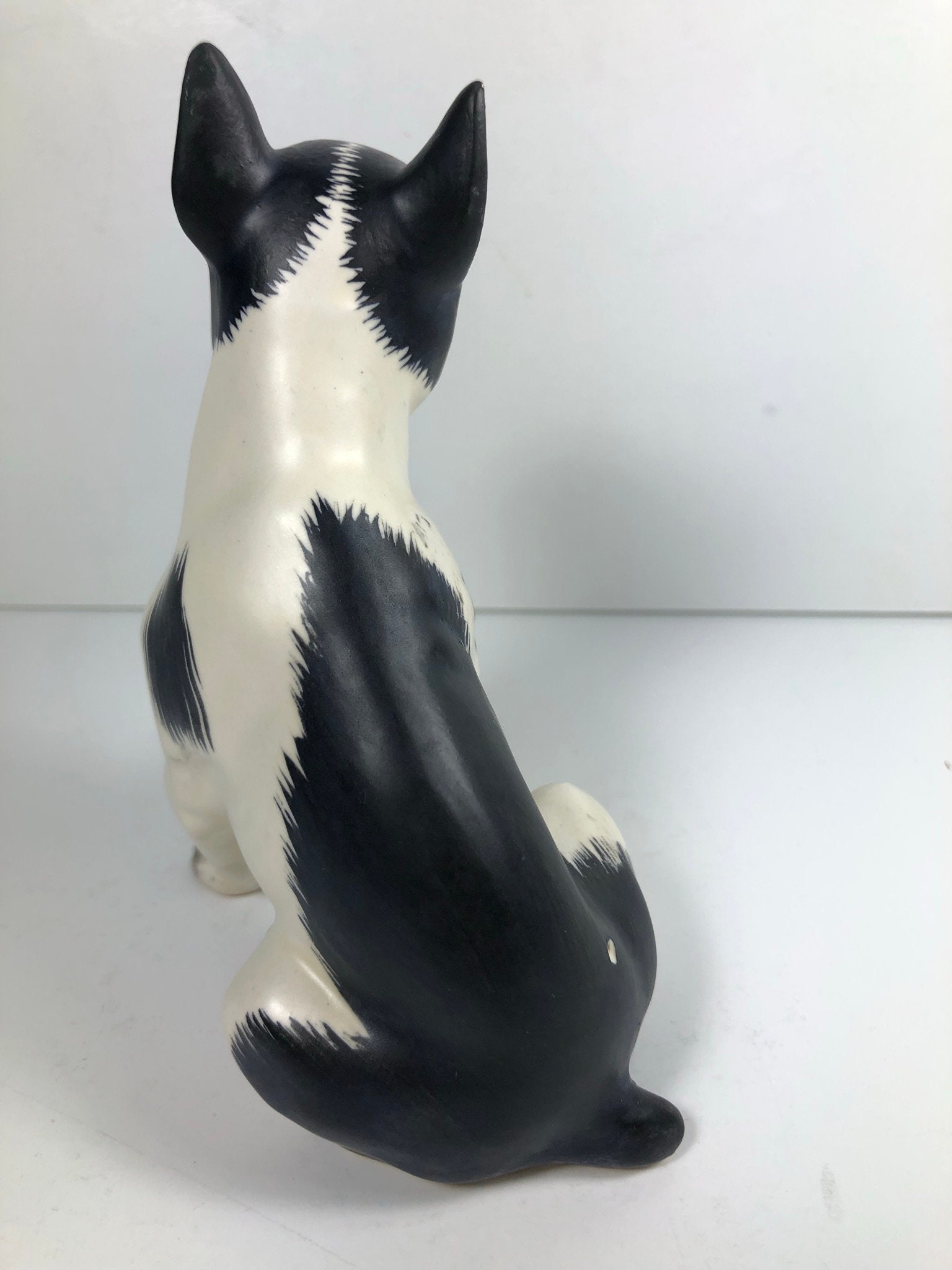 Boston Terrier Ceramic Figurine With Factory Flaw - Etsy