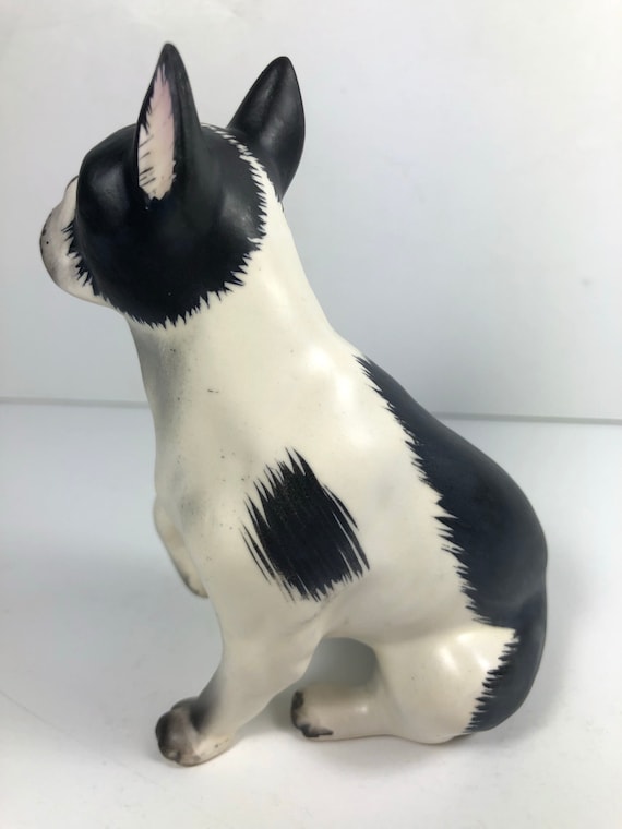 Boston Terrier Ceramic Figurine With Factory Flaw - Etsy