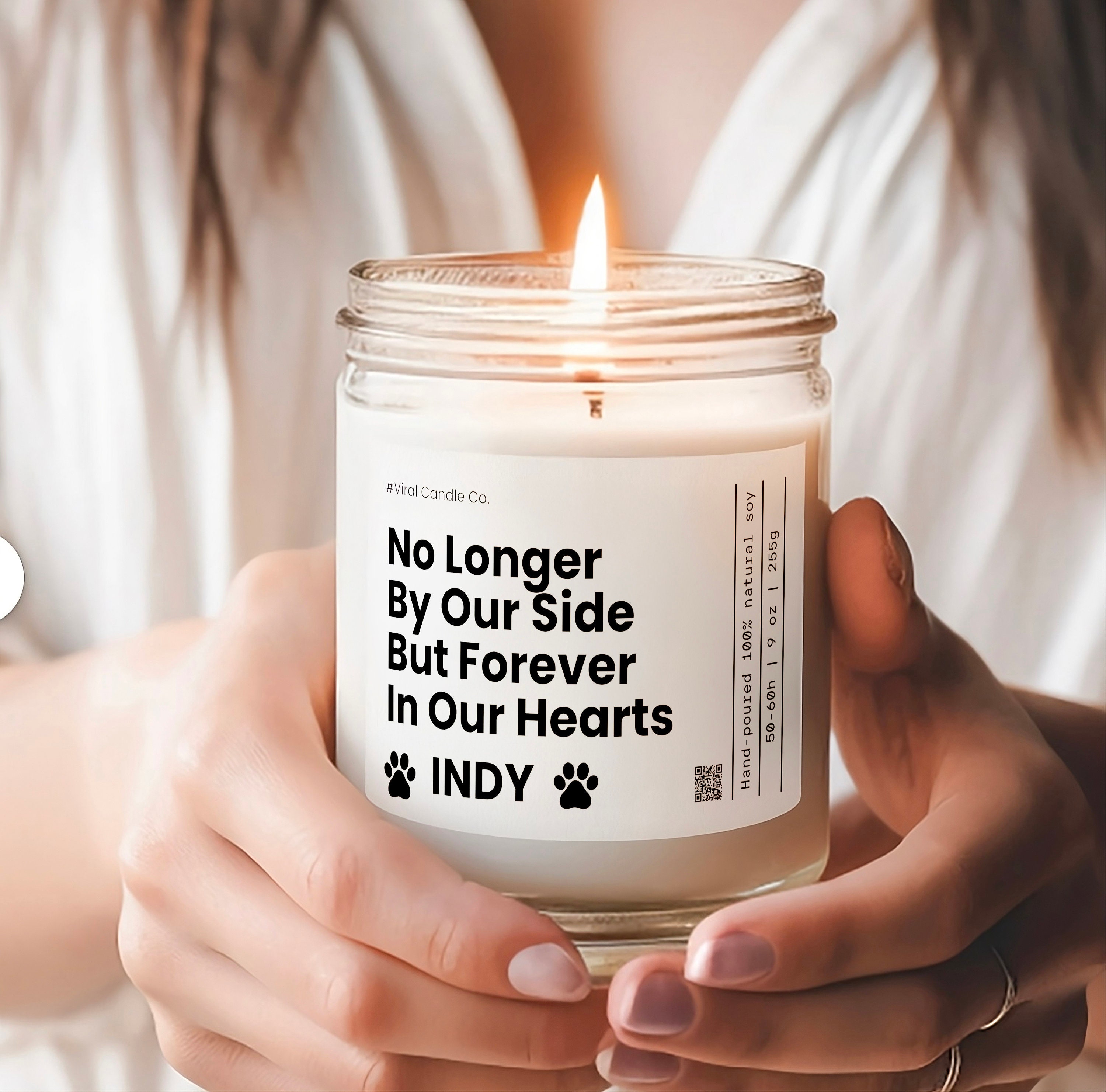 Dog Sympathy Gift, Remembrance Gift, Dog Memorial Candle, Lost A Pet ...