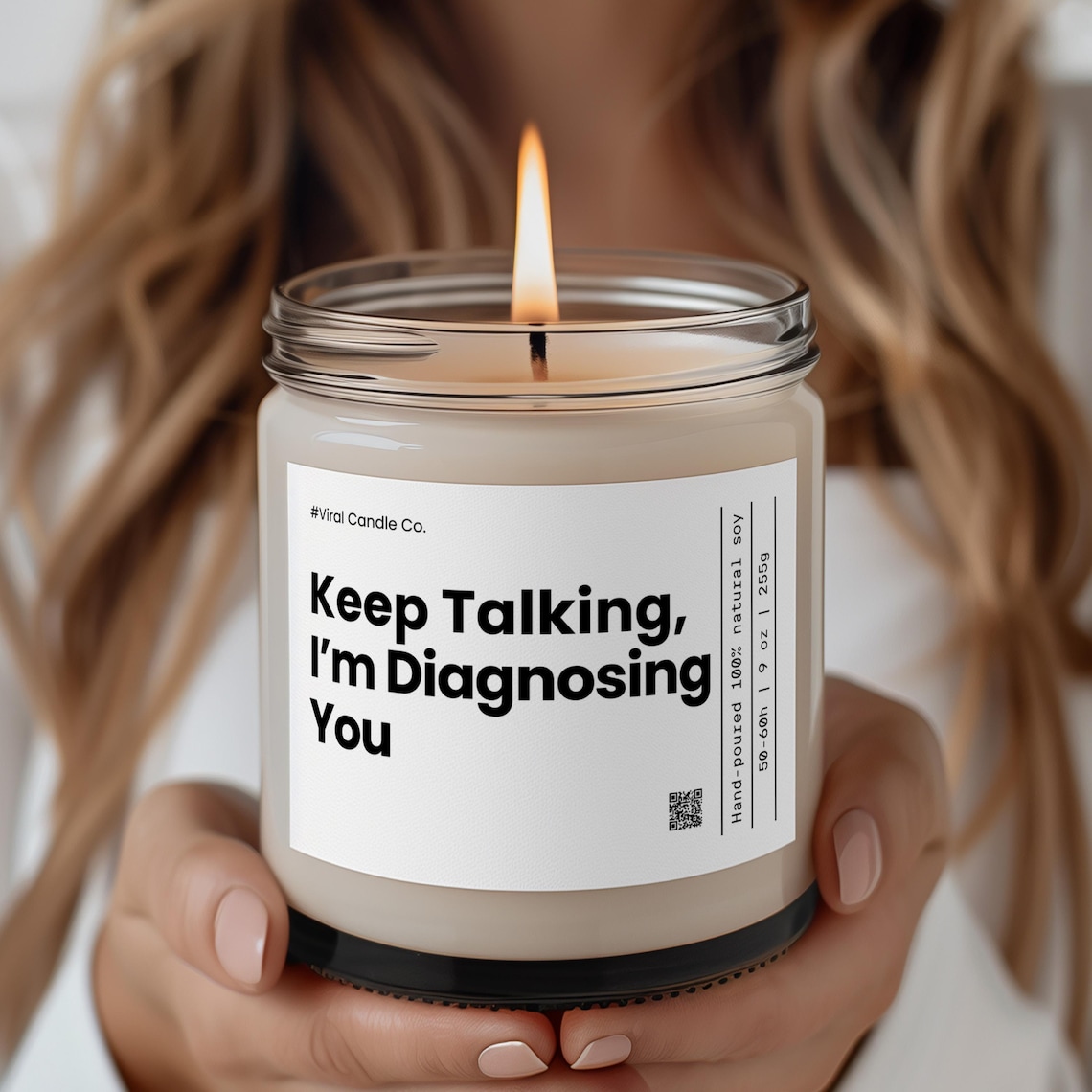 Keep Talking I'm Diagnosing You Candle | Funny Candle | Psychiatrist ...
