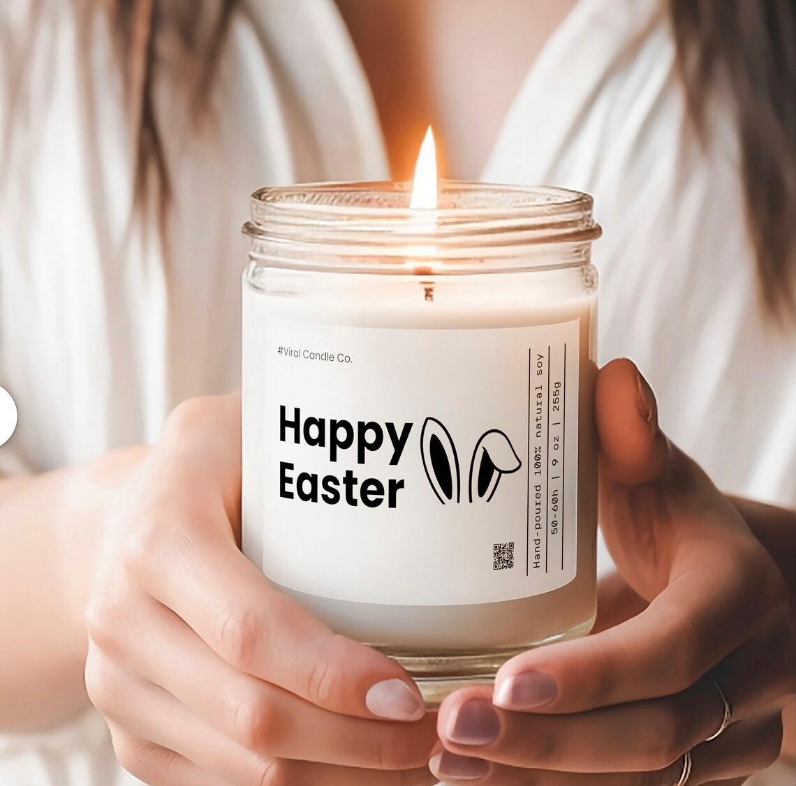 Happy Easter Candle, Easter Candle, Easter Sunday Gift, Happy Easter ...