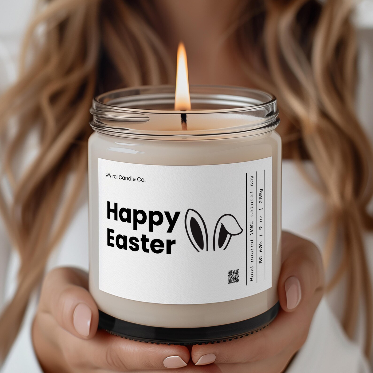 Happy Easter Candle, Easter Candle, Easter Sunday Gift, Happy Easter ...