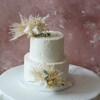 Self-color Pampas Grass Cake Topper Bouquet, Flower Cake Topper,dried ...