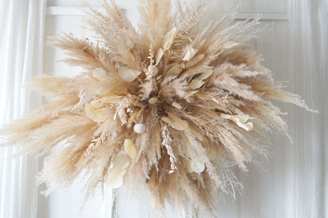 Pampas Flower Arbor / Preserved Bouquet Dried Flowers Wedding Arch ...