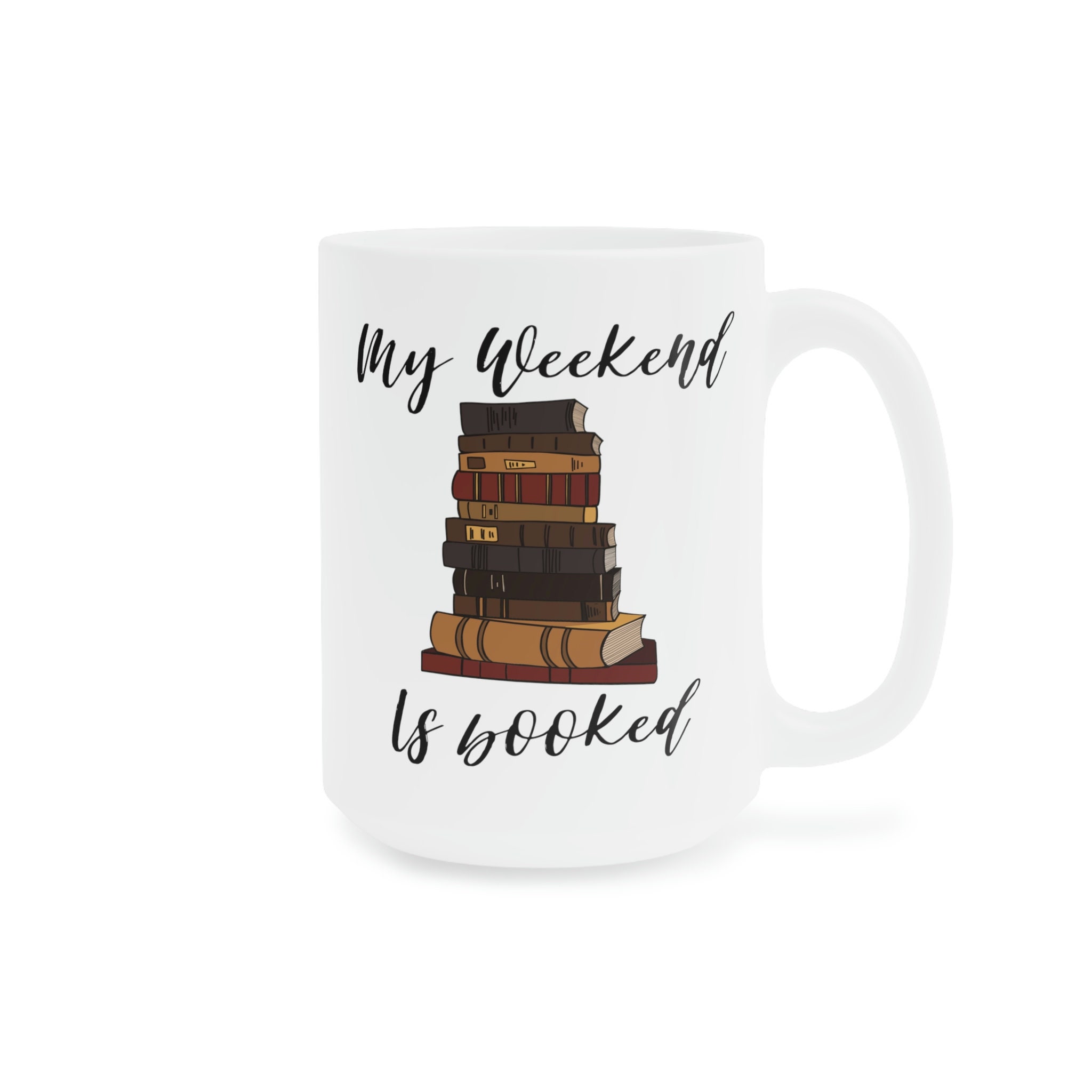 Book Lover Ceramic Mug, Library Mug, Book Reader Mug, Reading Coffee ...