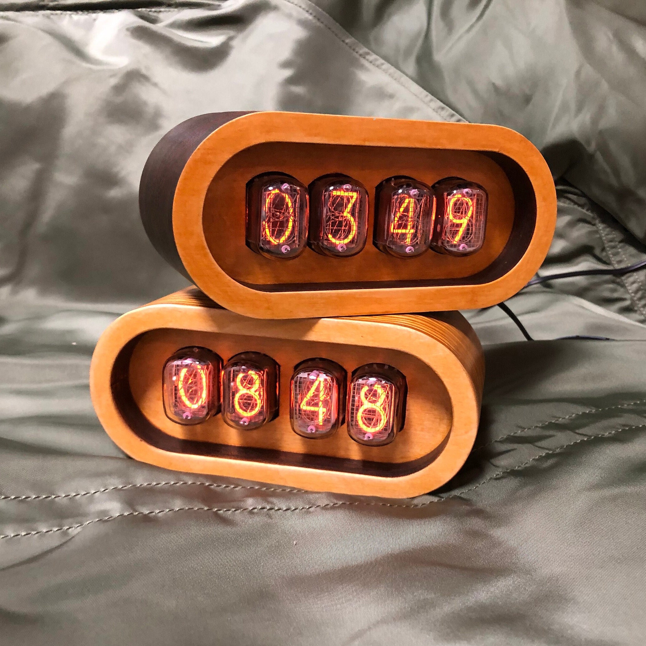 Personalized Nixie Clock | Nixie Tube Clock | Wooden Nixie Clock | Gift ...