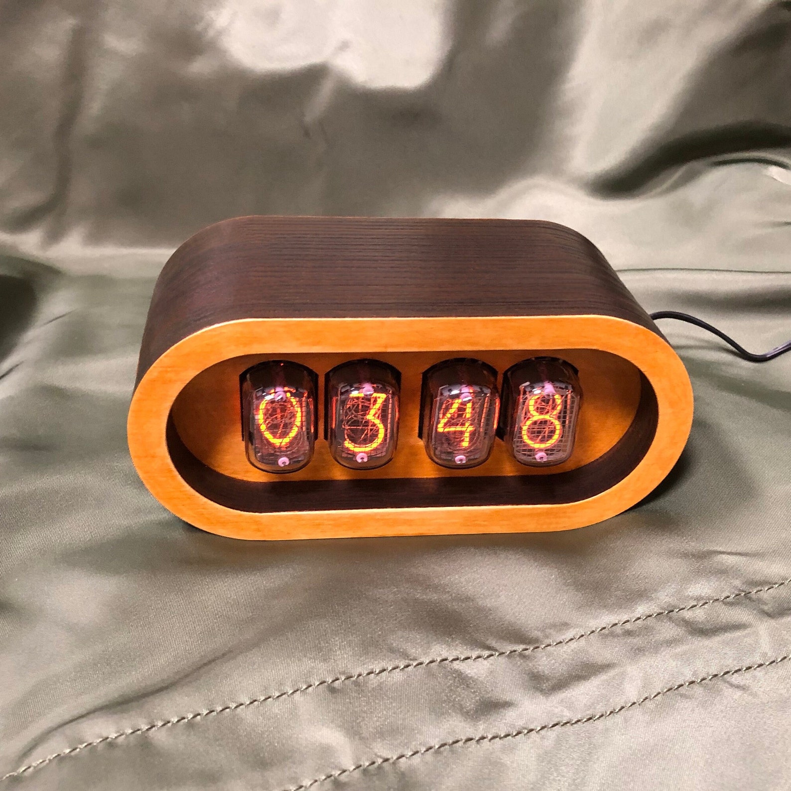 Personalized Nixie Clock Nixie Tube Clock Wooden Nixie - Etsy
