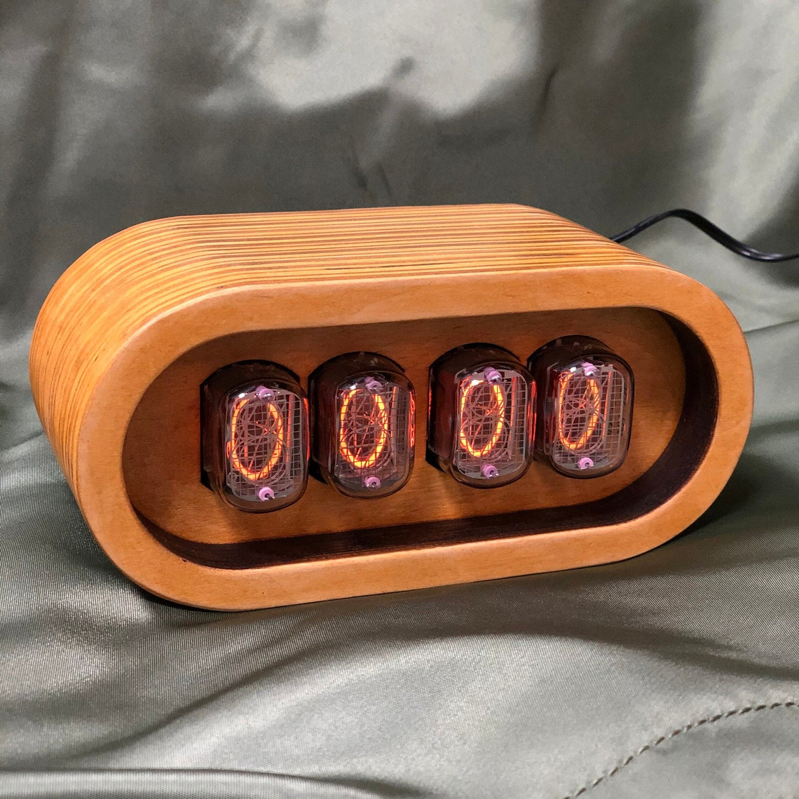 Personalized Nixie Clock Nixie Tube Clock Wooden Nixie - Etsy