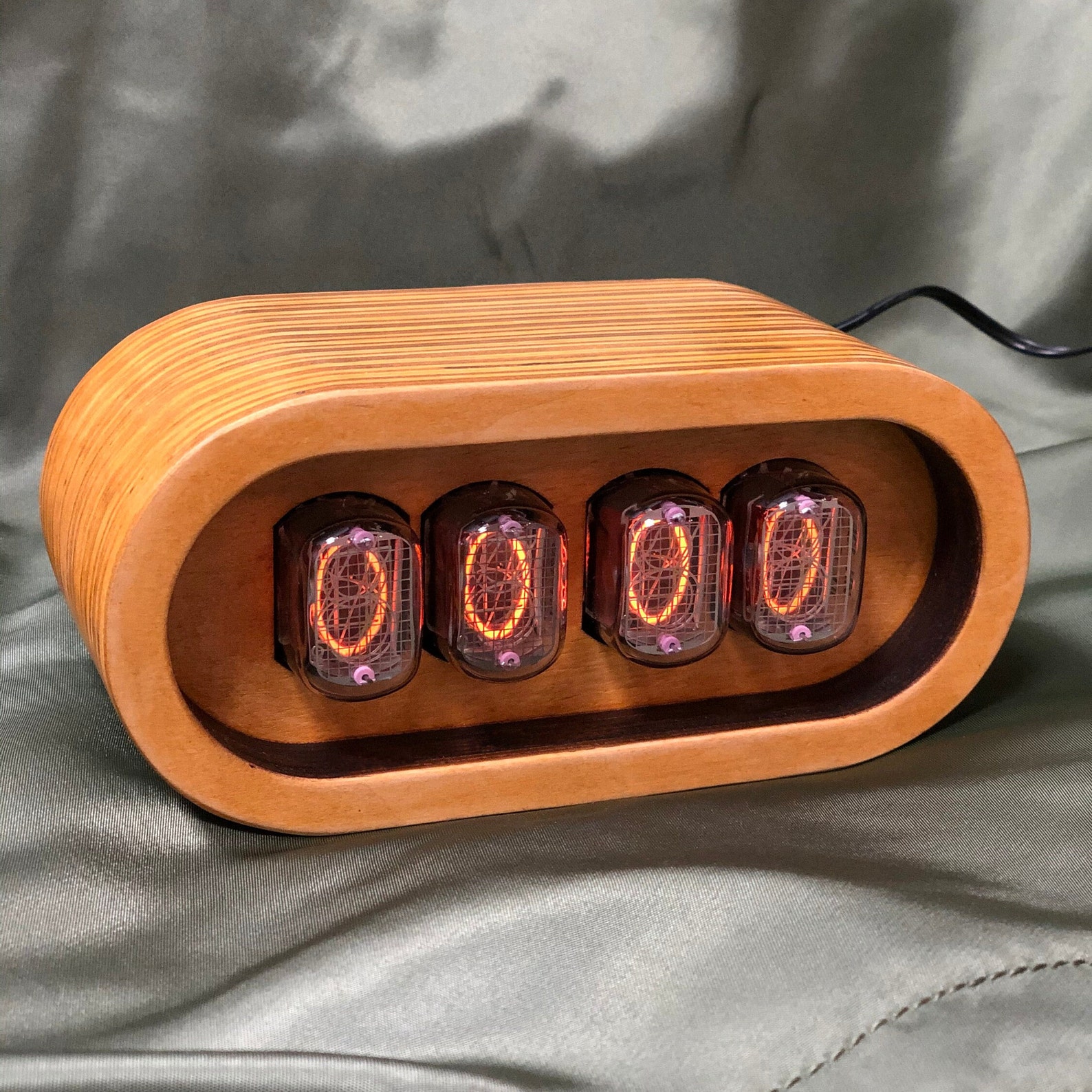 Personalized Nixie Clock Nixie Tube Clock Wooden Nixie - Etsy
