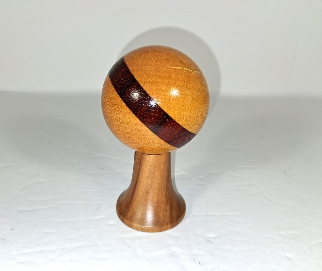 Hand Turned Wood Sphere- Padauk-yellowheart - Etsy