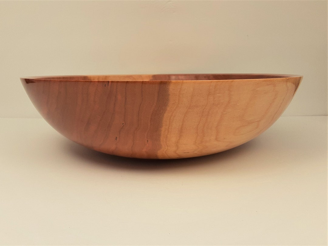 Cherry Wood Bowl - Etsy