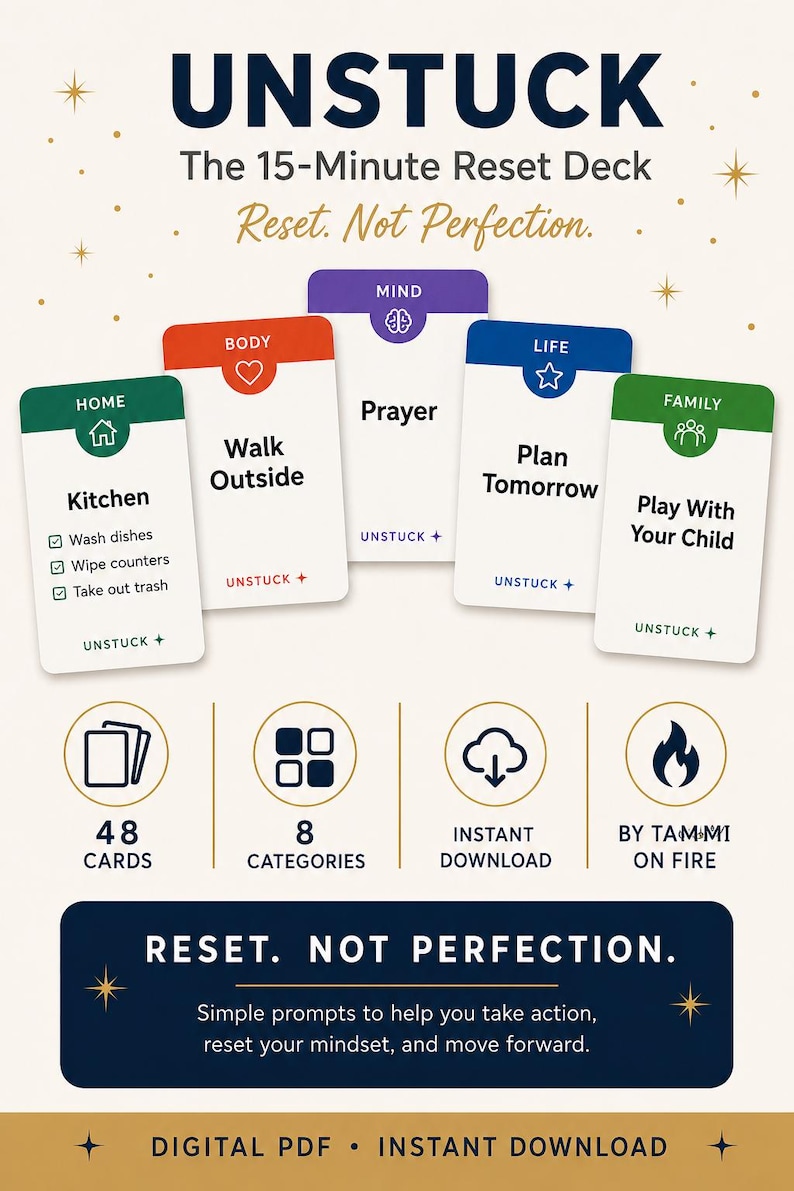 Printable Self Care Cards for Overwhelmed Moms | 48 Activity Cards | 15 ...