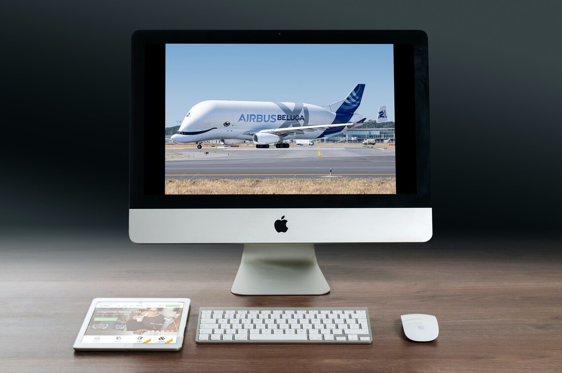 Airplane Print, Printable Photo, Aviation Photography, Aircraft Airbus ...