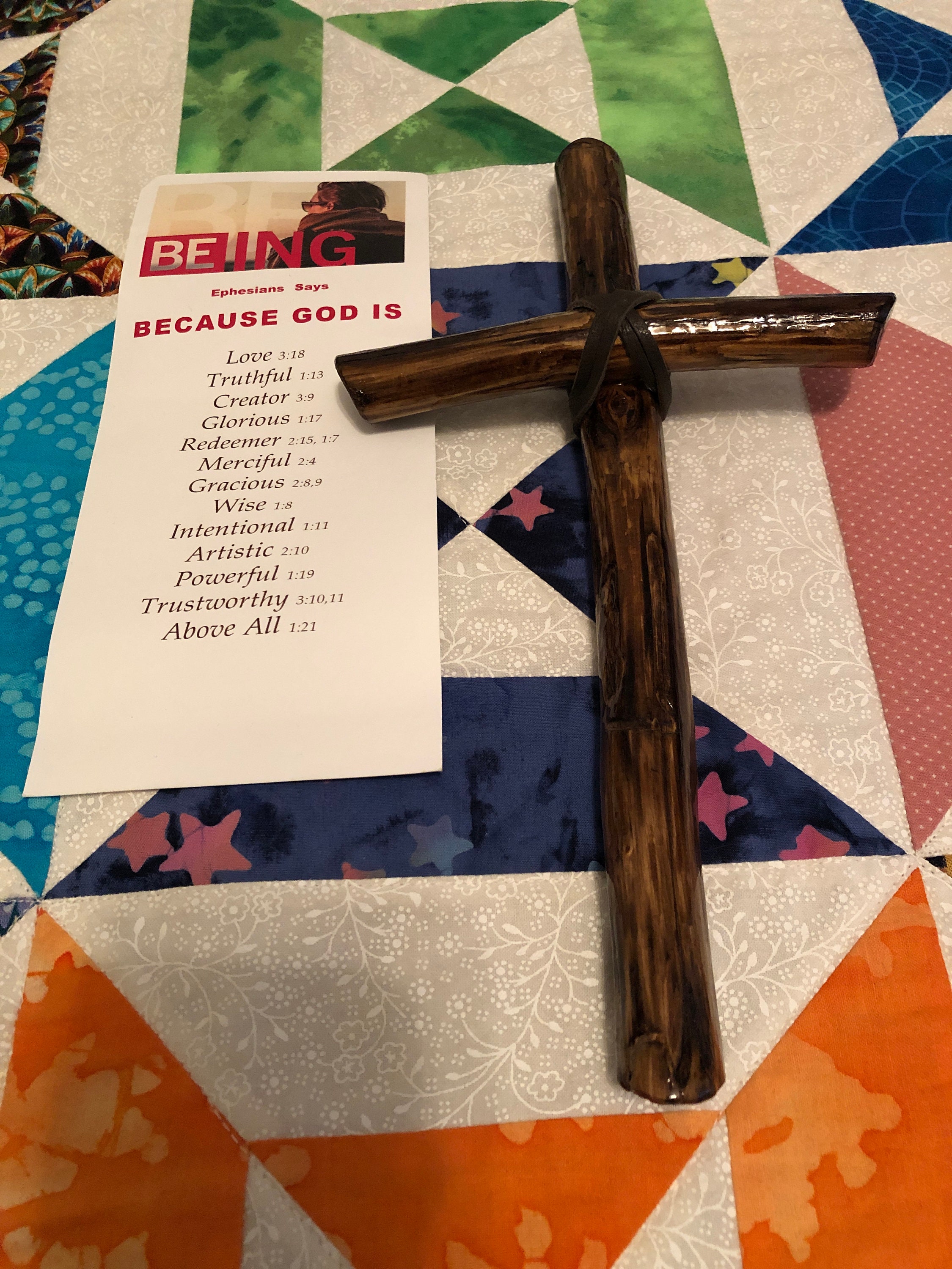 Wood Cross Wall Hanging, Christian Wood Crosses, Crafted by Native ...