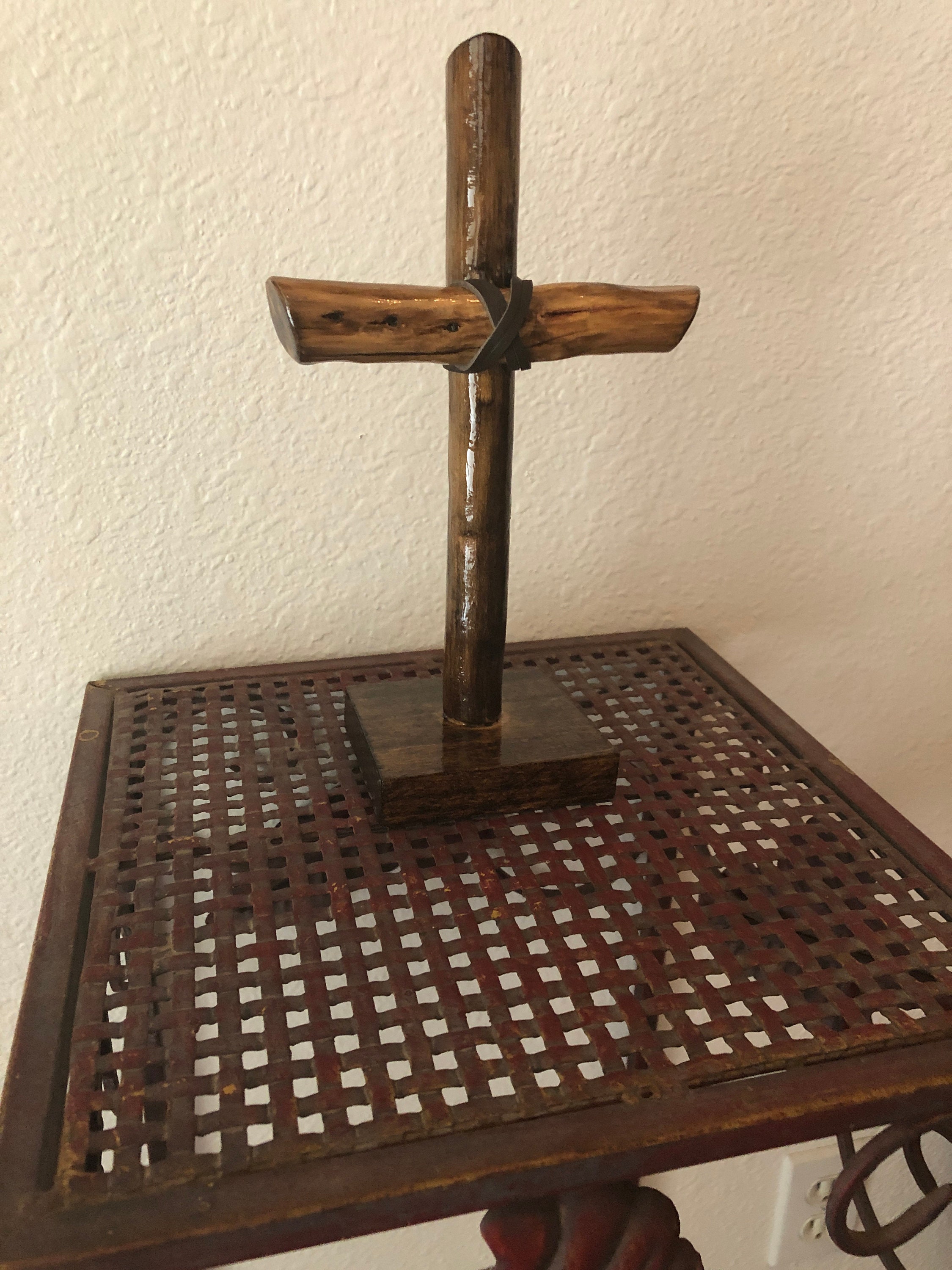 Cross for Table or Desk, Christian Wood Cross, Veteran Cross, Wood ...