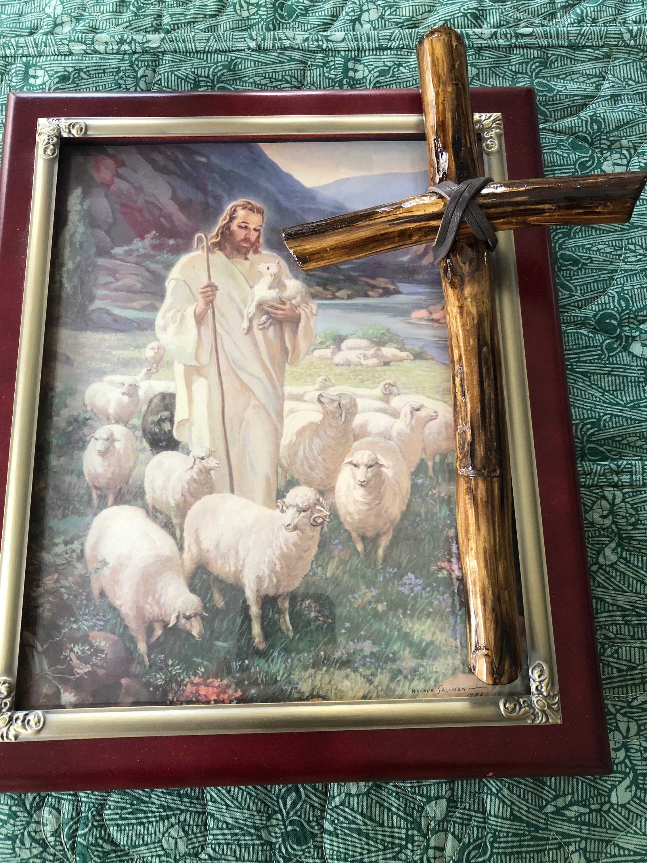 Wood Cross Wall Hanging, Christian Wood Crosses, Crafted by Native ...