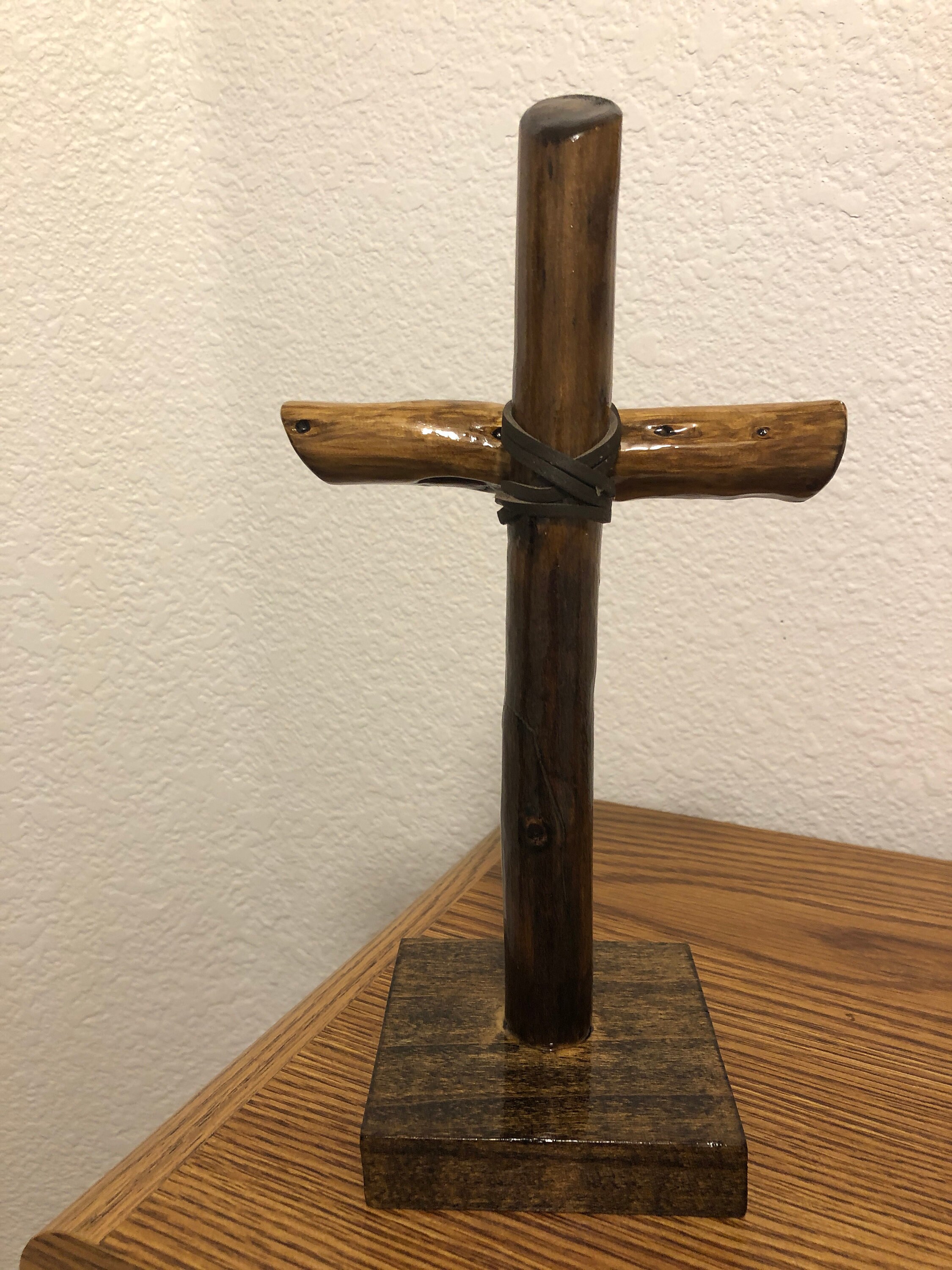 Cross for Table or Desk, Christian Wood Cross, Veteran Cross, Wood ...