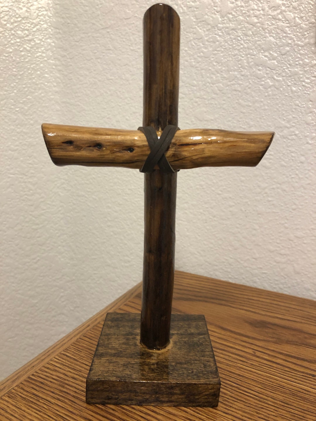 Cross for Table or Desk, Christian Wood Cross, Veteran Cross, Wood ...