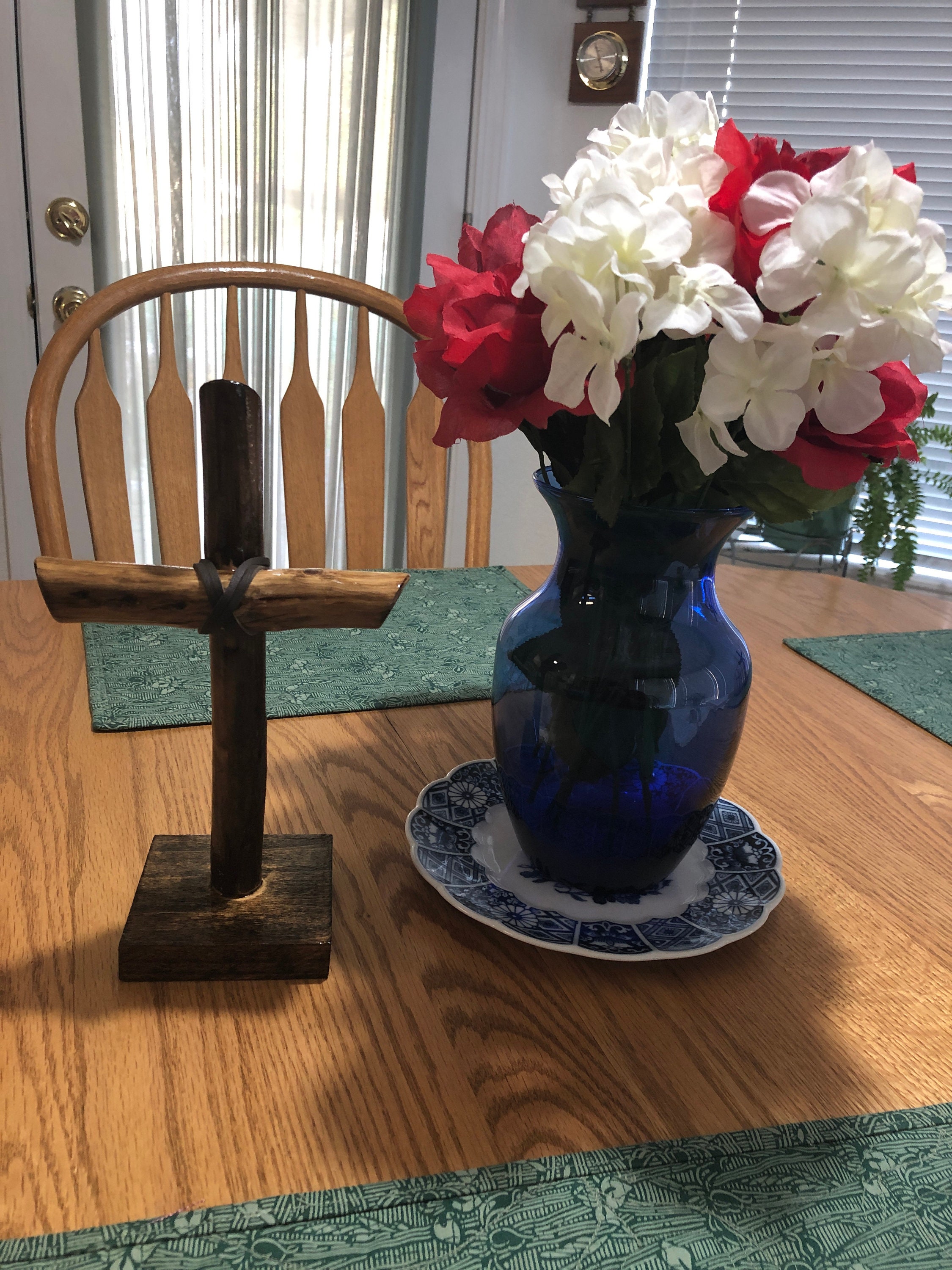 Cross for Table or Desk, Christian Wood Cross, Veteran Cross, Wood ...
