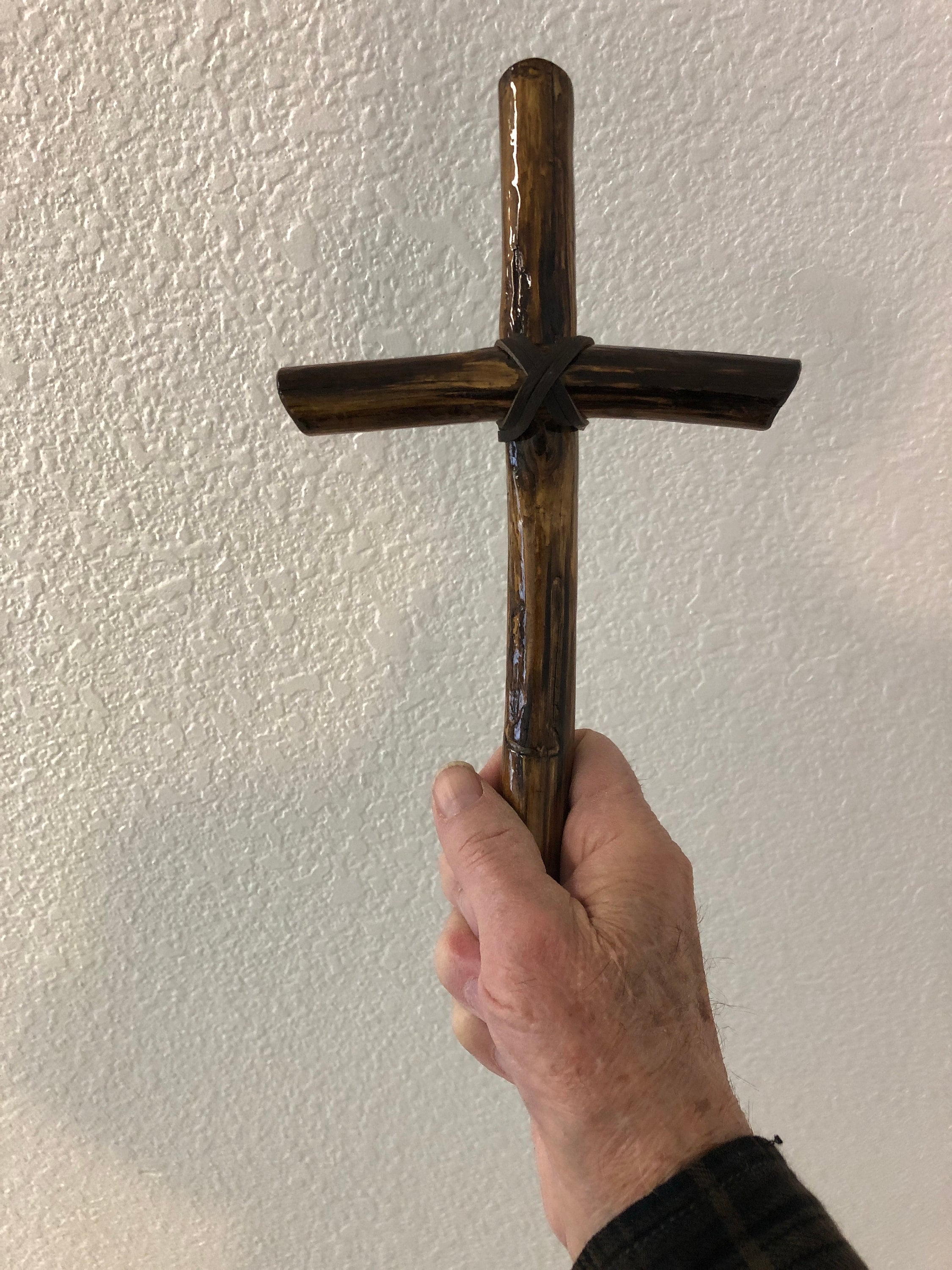 Wood Cross Wall Hanging Christian Wood Crosses Crafted by - Etsy