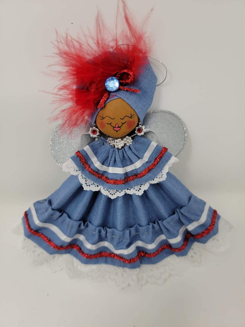 Hanging Angel, Haitian, Collectible X-mas Tree Hanging Décor, Navidad ...