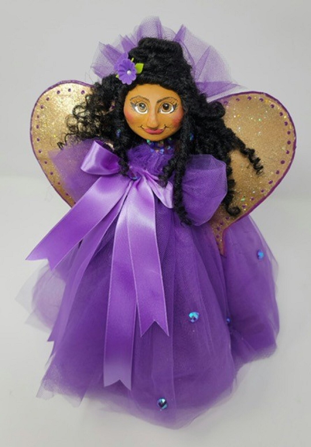 Table Display or Tree Topper - Sugar Plum Glaze Angel , Collectible ...