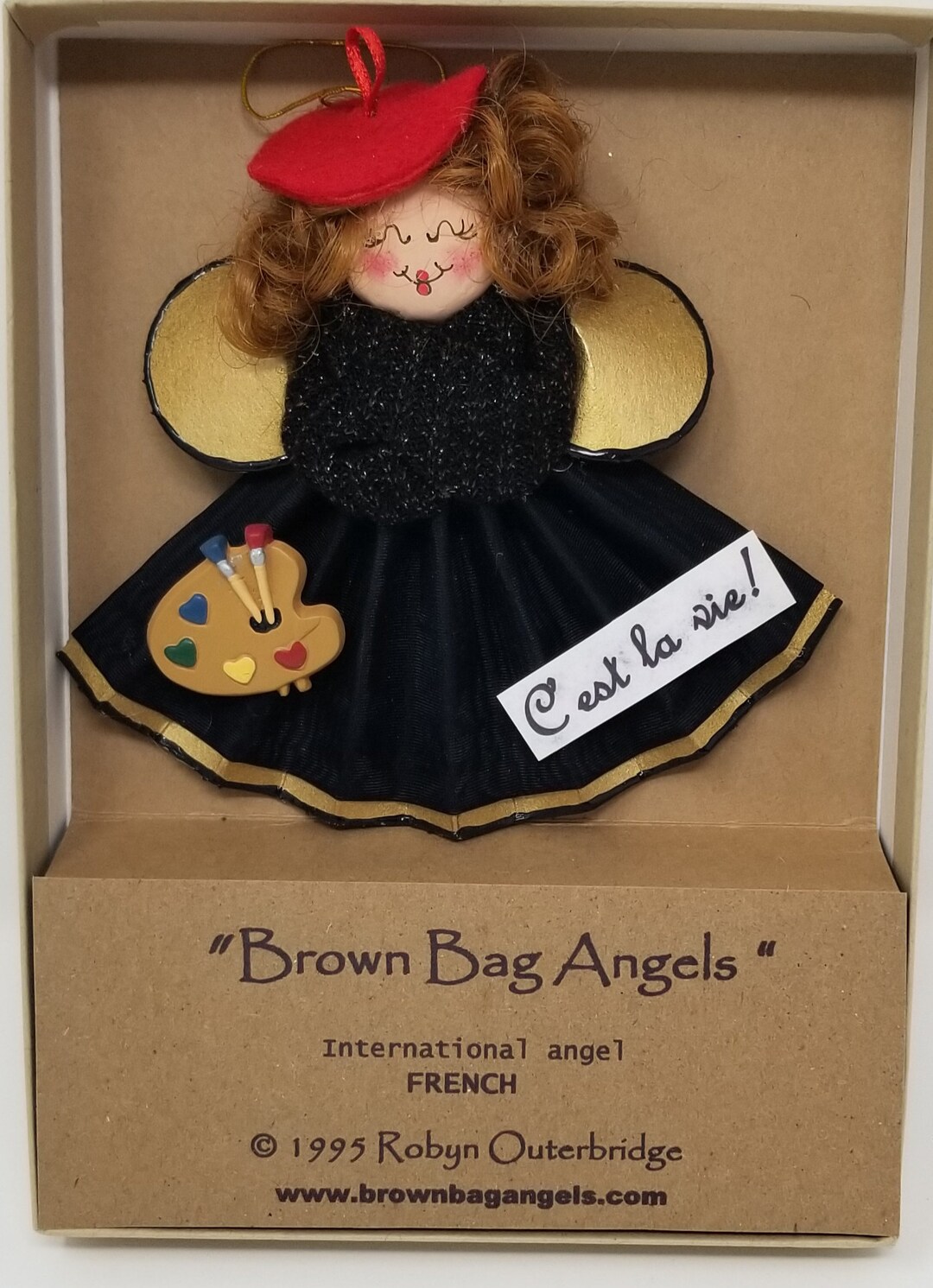 Hanging Angel, French Artist, Collectible X-mas Tree Hanging Décor ...